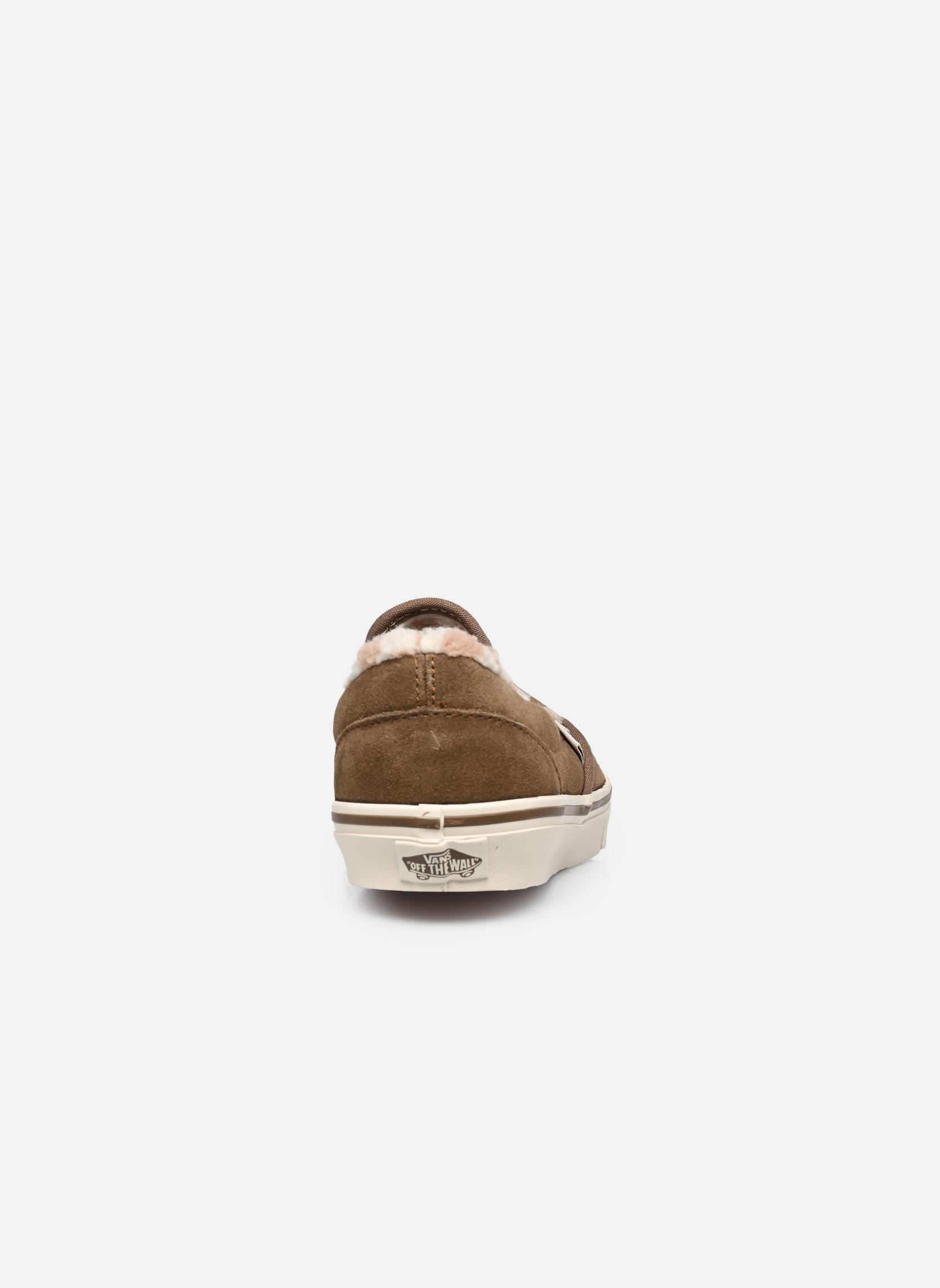 Vans Baskets toile Classic Slip-on homme marron | Sarenza France