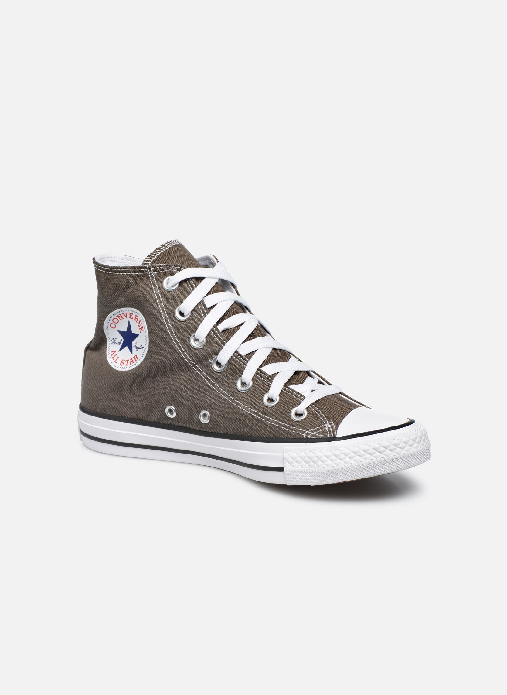 Converse Baskets toile Chuck Taylor All Star Hi gris | Sarenza France