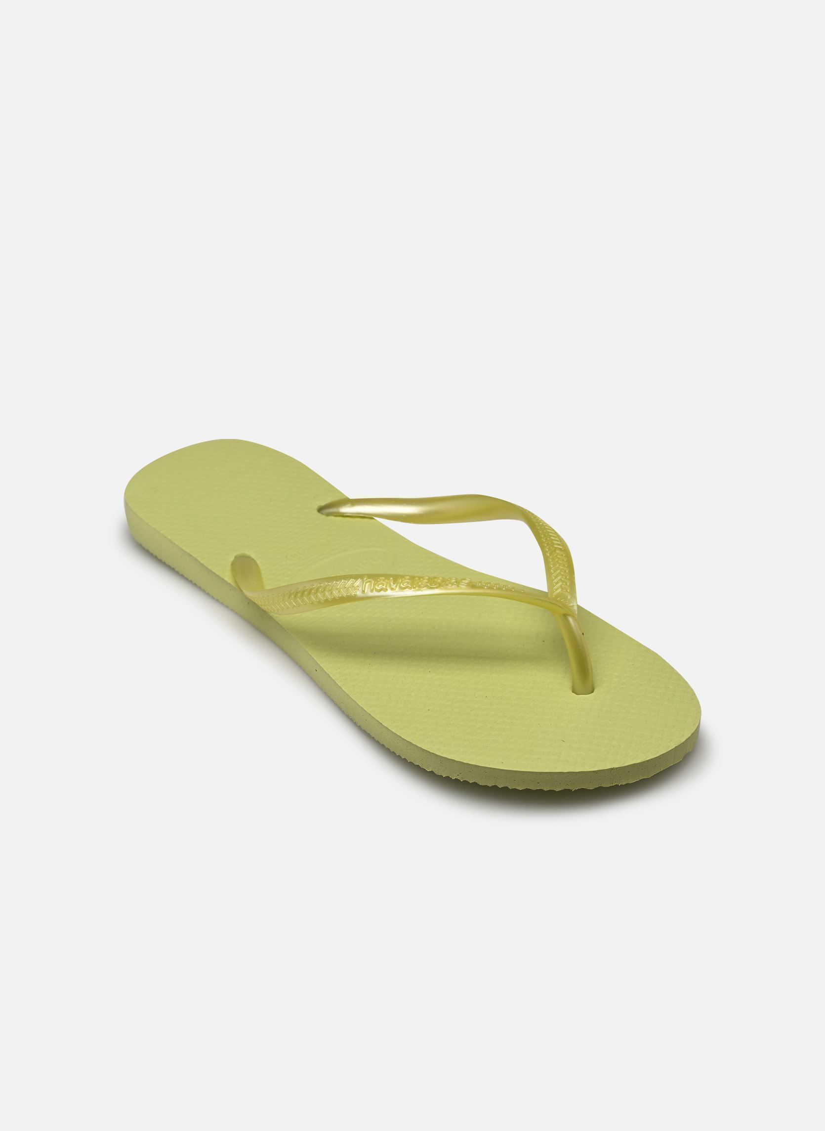 Havaianas Tongs Tongs - Slim Metallic F femme vert | Sarenza France