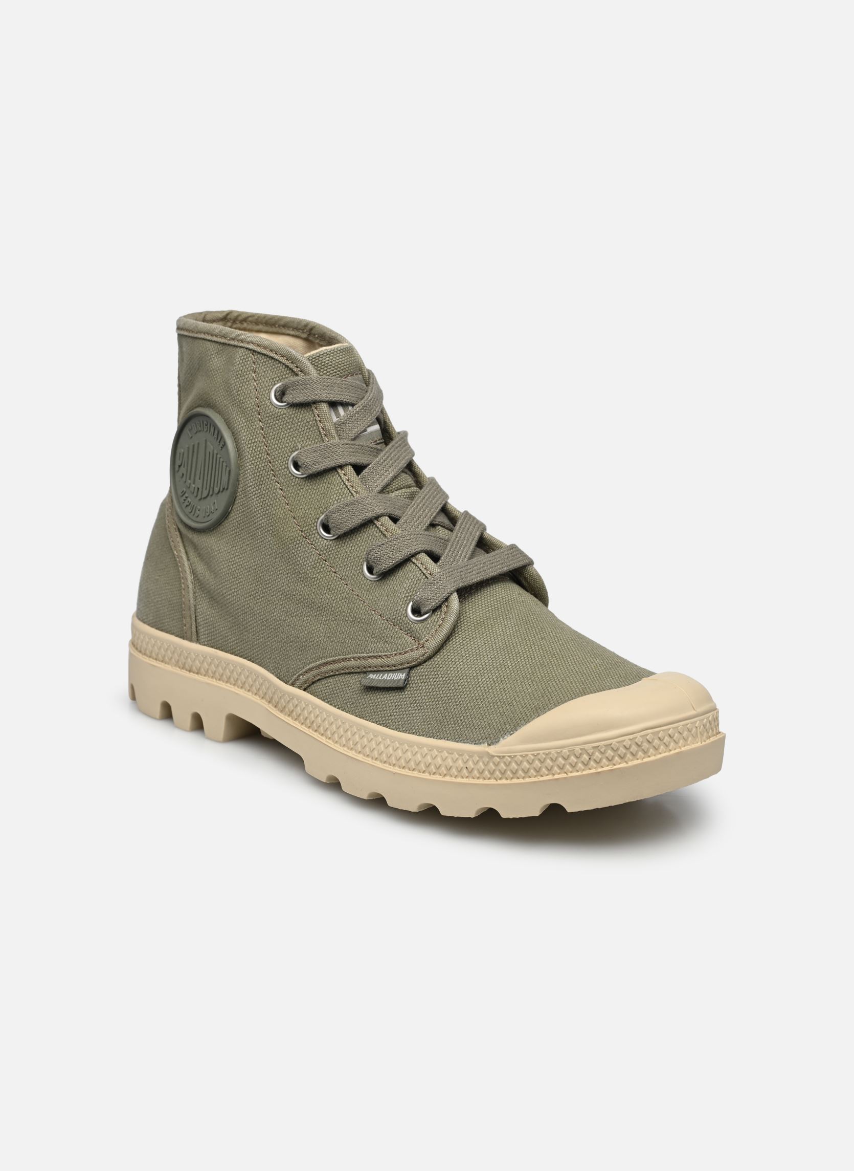 Palladium Baskets Bottines - Pampa hi w femme vert | Sarenza France