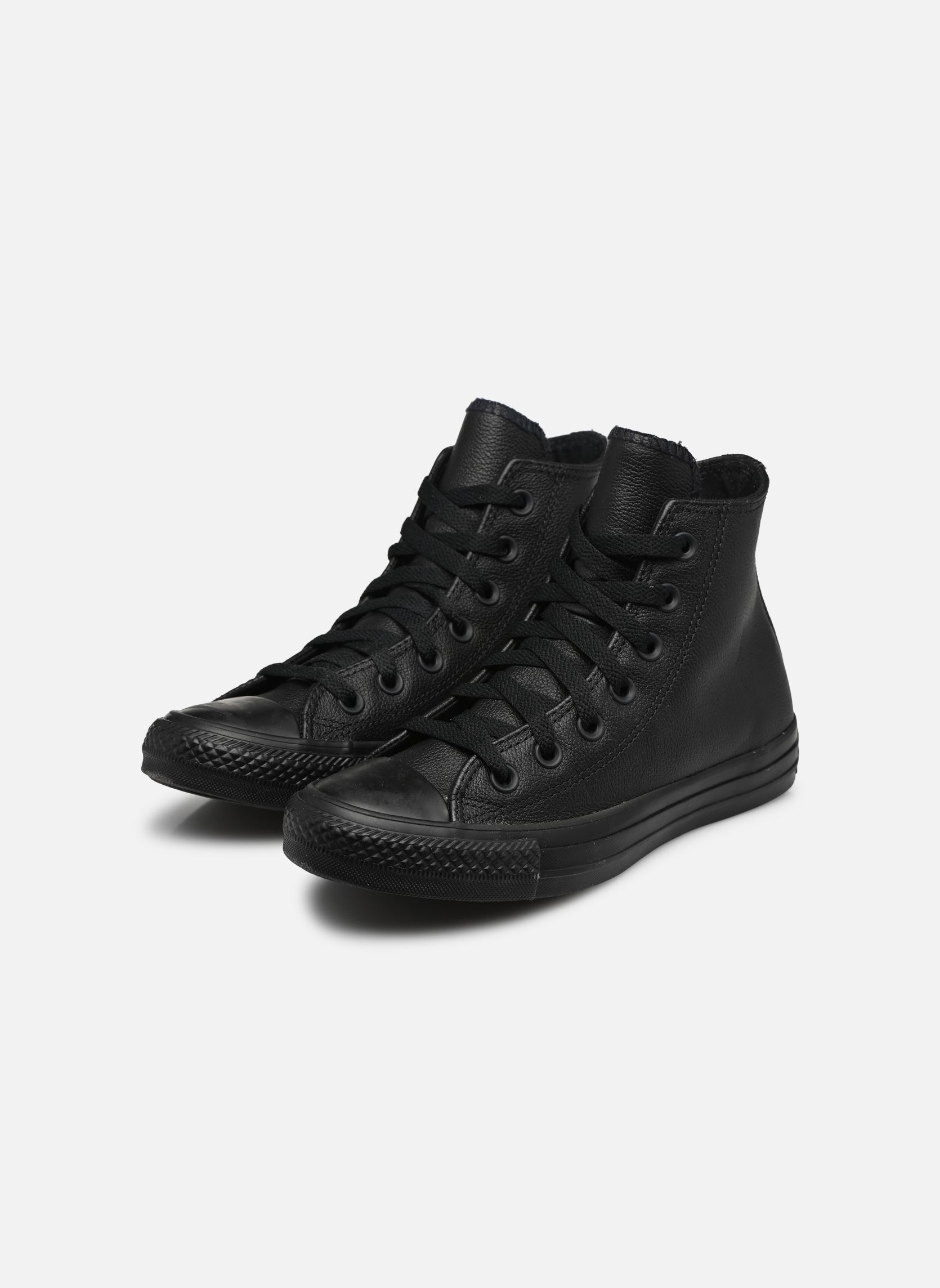 Converse Baskets montantes Chuck Taylor All Star Mono Leather Hi noir ...