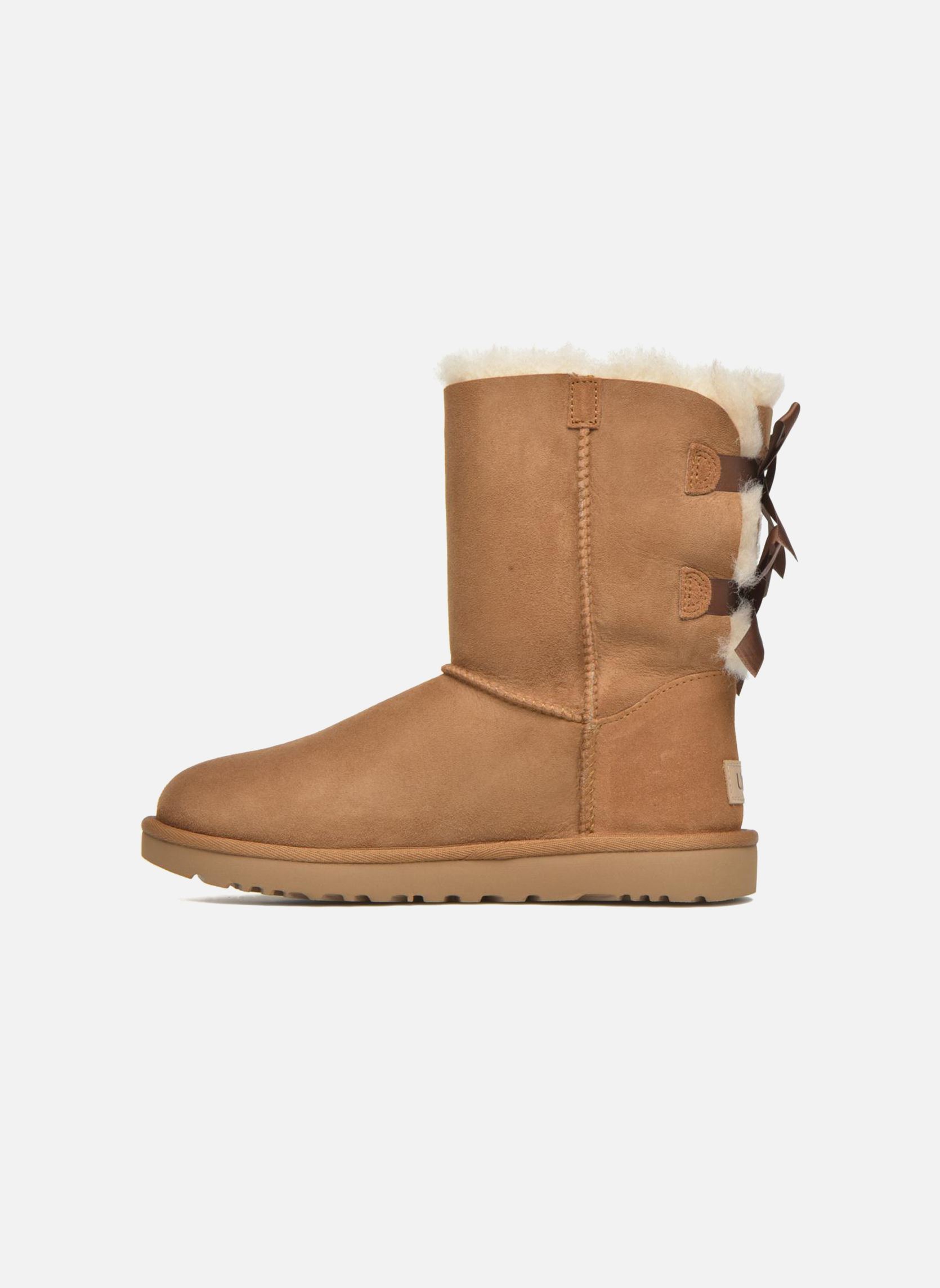 UGG Bottines fourrées Bottines - W Bailey Bow II femme marron | Sarenza ...