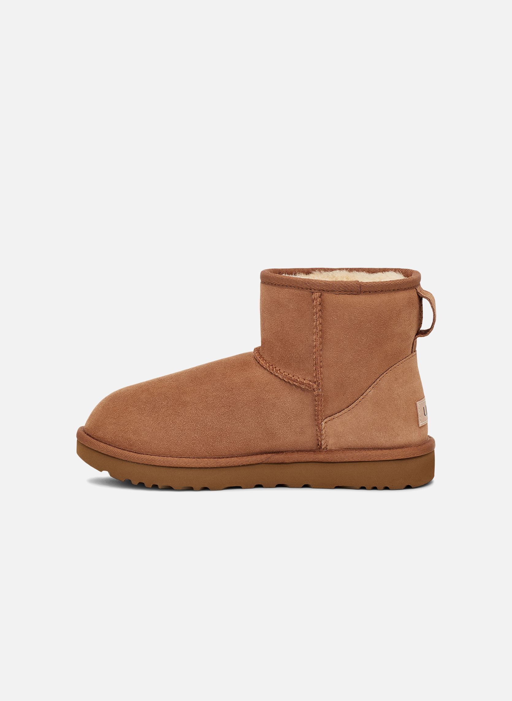 UGG Bottines fourrées W Classic Mini II femme marron | Sarenza France