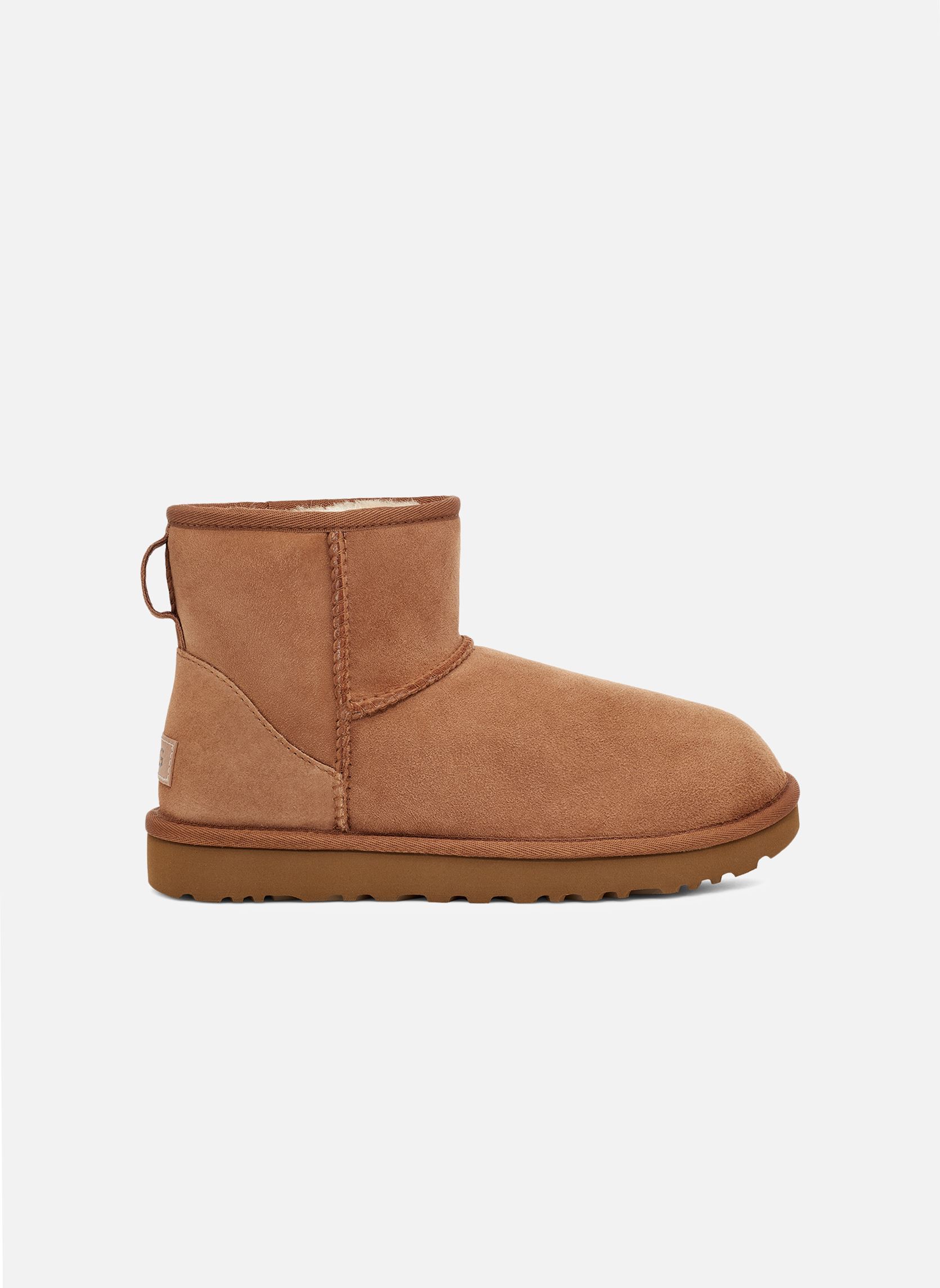 UGG Bottines fourrées W Classic Mini II femme marron | Sarenza France