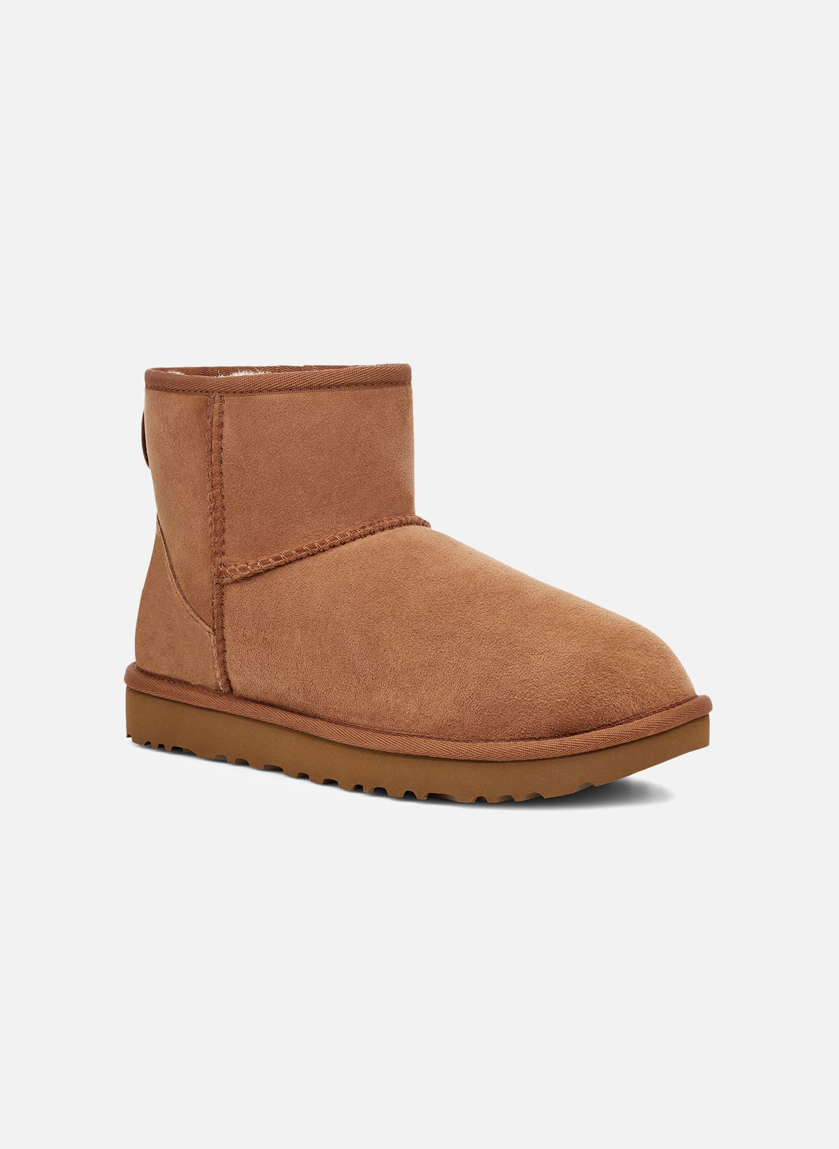 UGG Bottines fourrées W Classic Mini II femme marron | Sarenza France