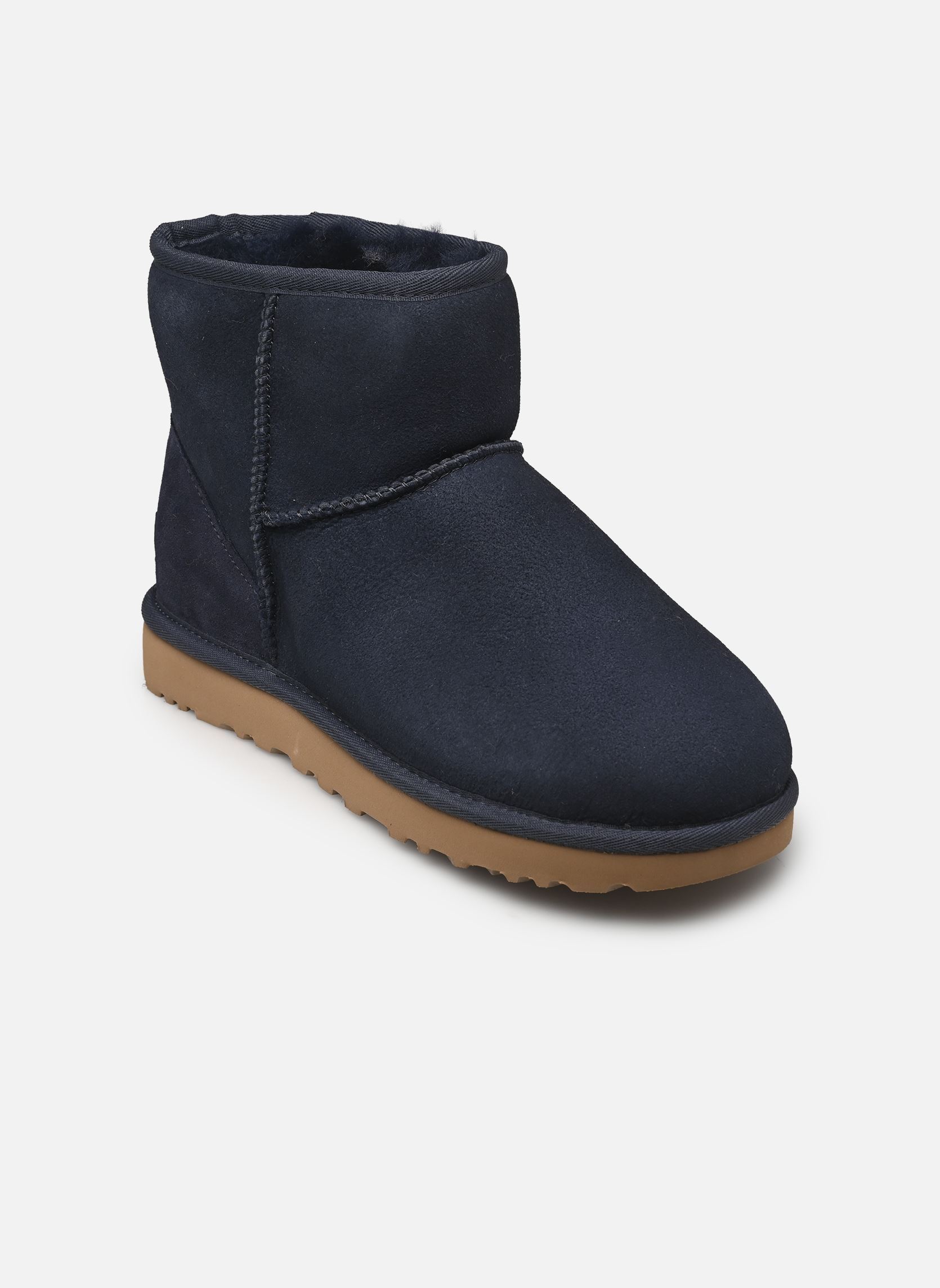 UGG Bottines fourrées W Classic Mini II femme bleu | Sarenza France