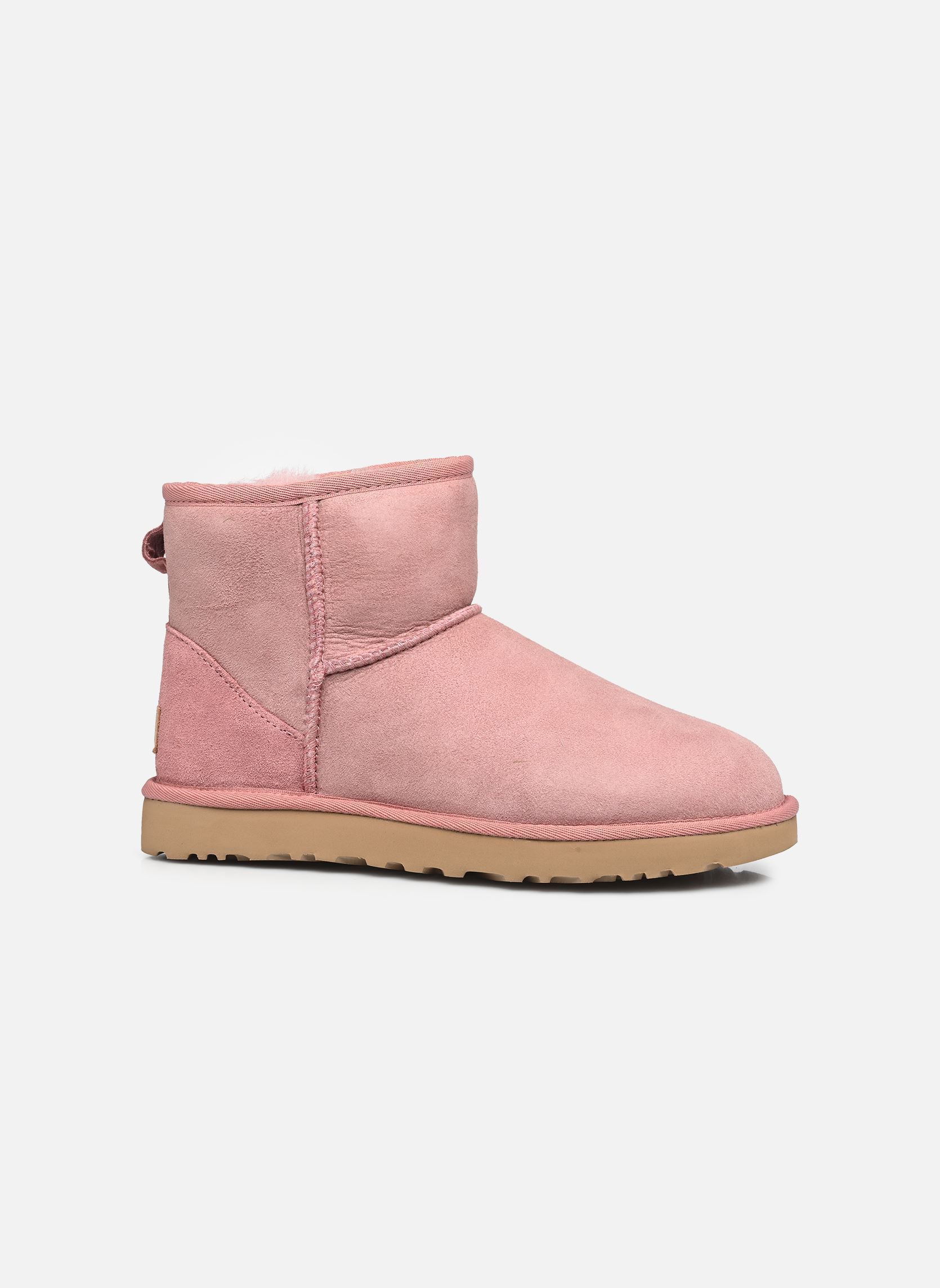 UGG Bottines fourrées W Classic Mini II femme rose | Sarenza France