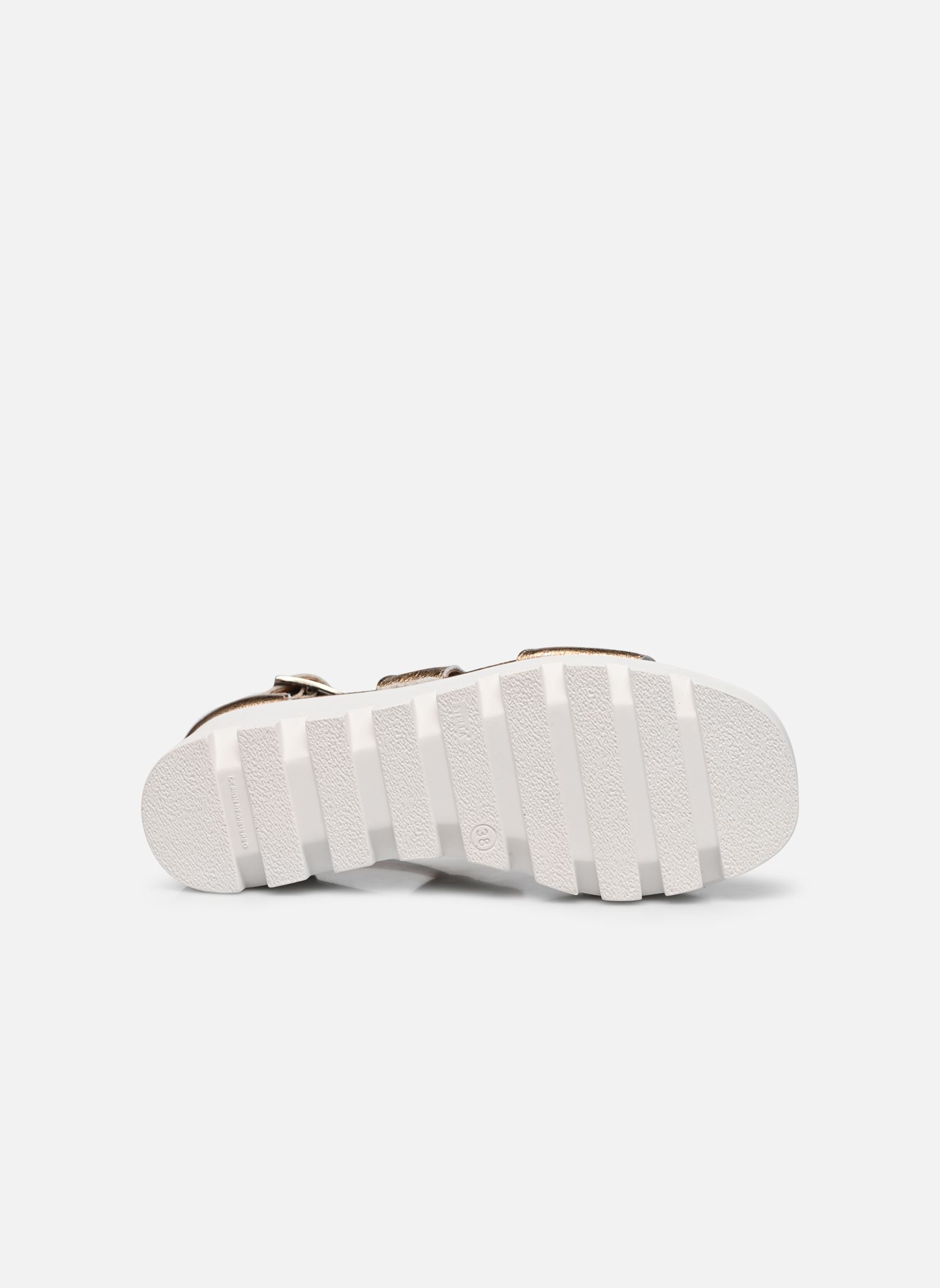 Sweet Lemon Sandales - L.16.SUBWAY (Or et bronze) - Sandales et nu ...