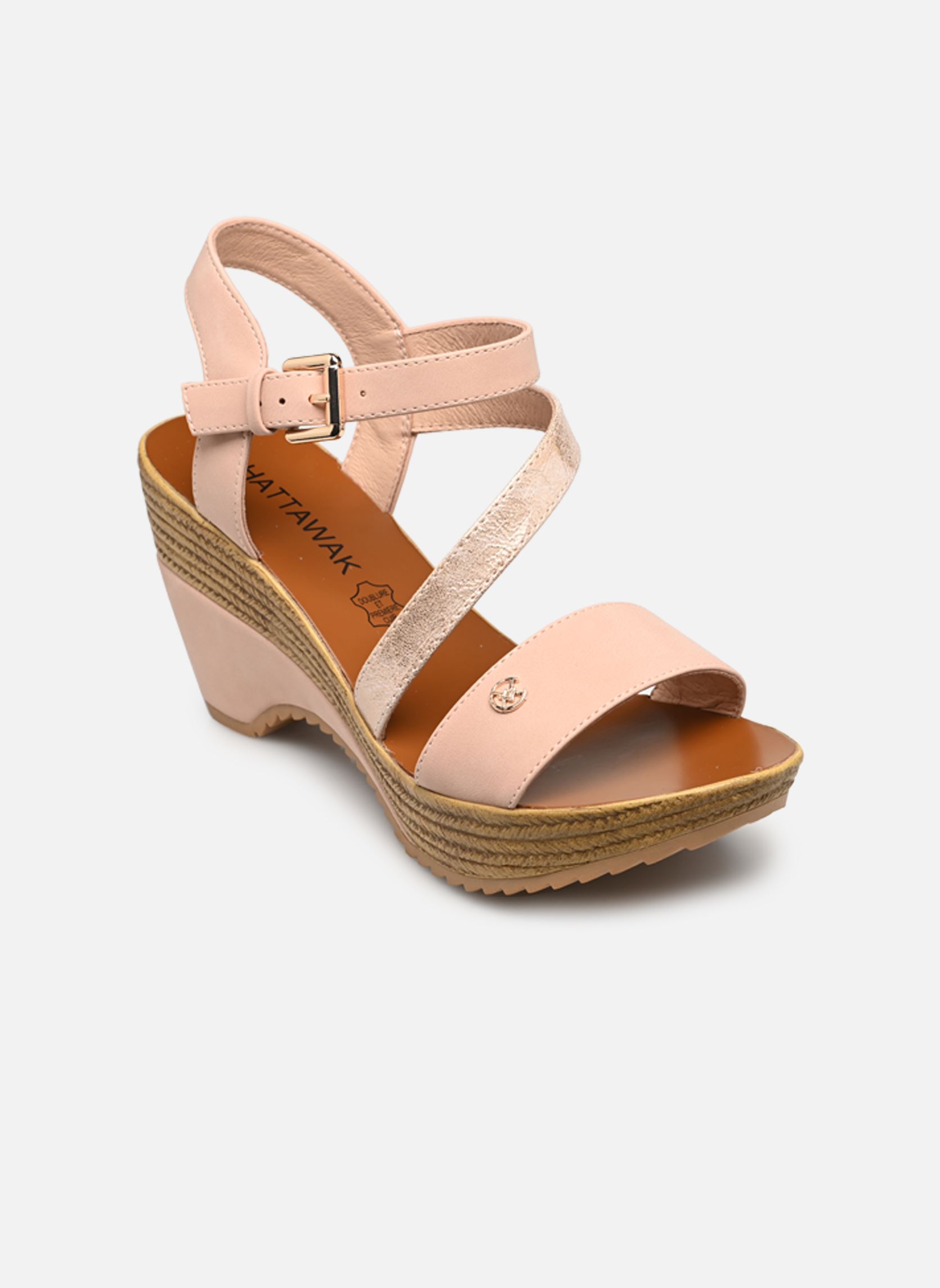 Chattawak Sandales compensées et plateformes Sandales - MAELLE femme rose | Sarenza France