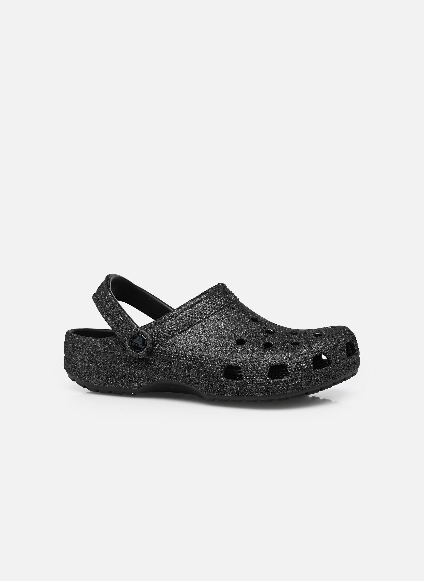Crocs Pantoletten und Clogs Classic Glitter Clog W damen schwarz ...