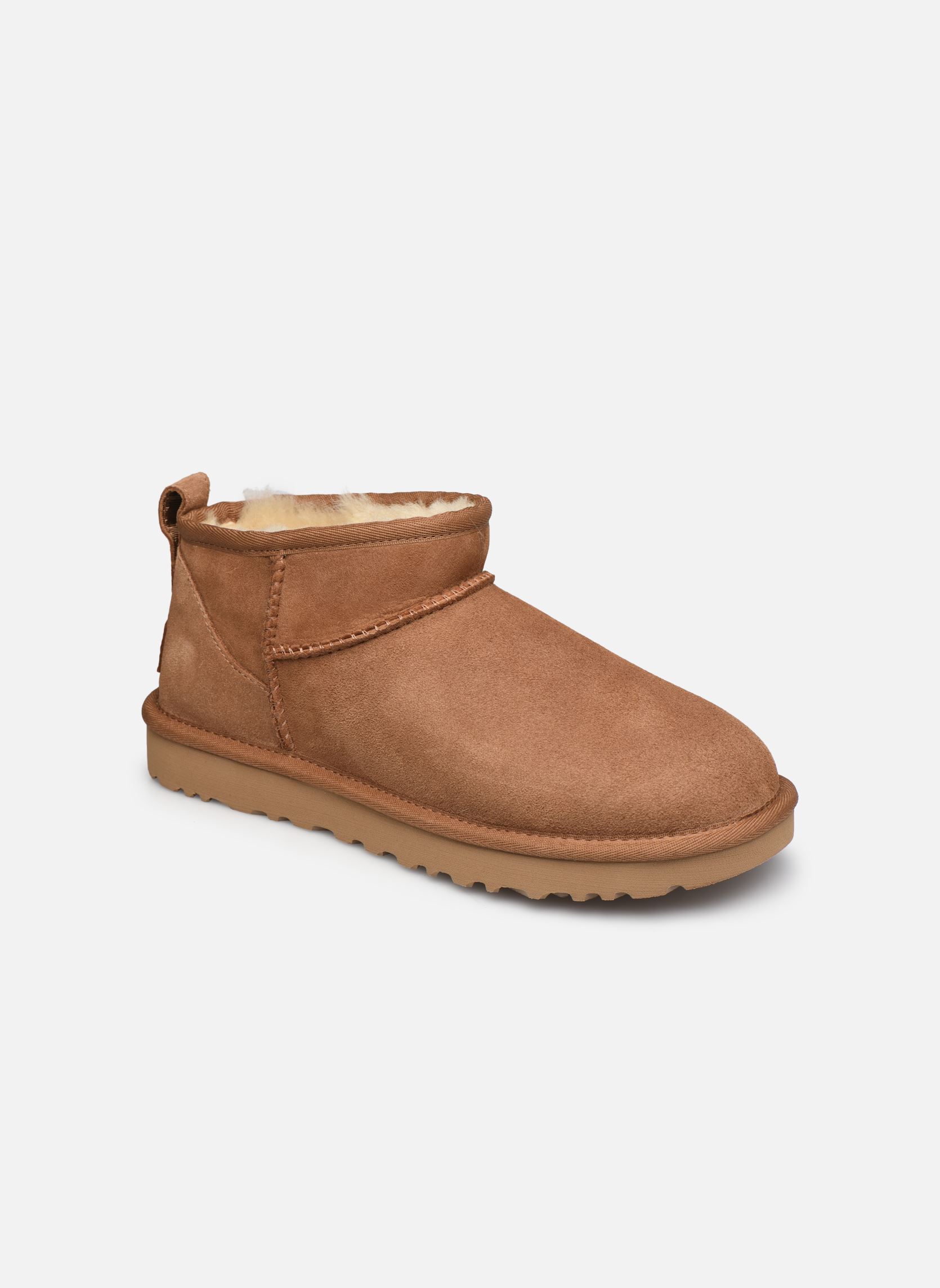 Botines forrados W Classic Ultra Mini mujer marrón UGG | Sarenza España