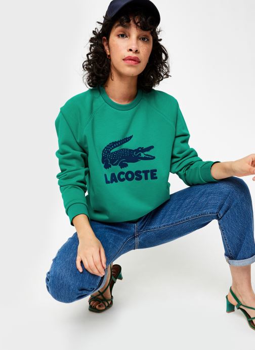 Lacoste Sweatshirt SF5640 00 Vert Vetements chez Sarenza 472043