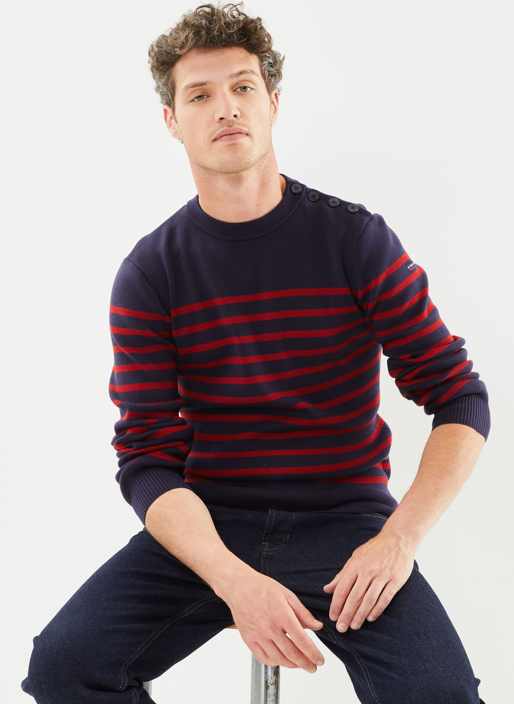 Armor Lux Pulls Pull - Marin "Groix" Homme New homme multicolore ...