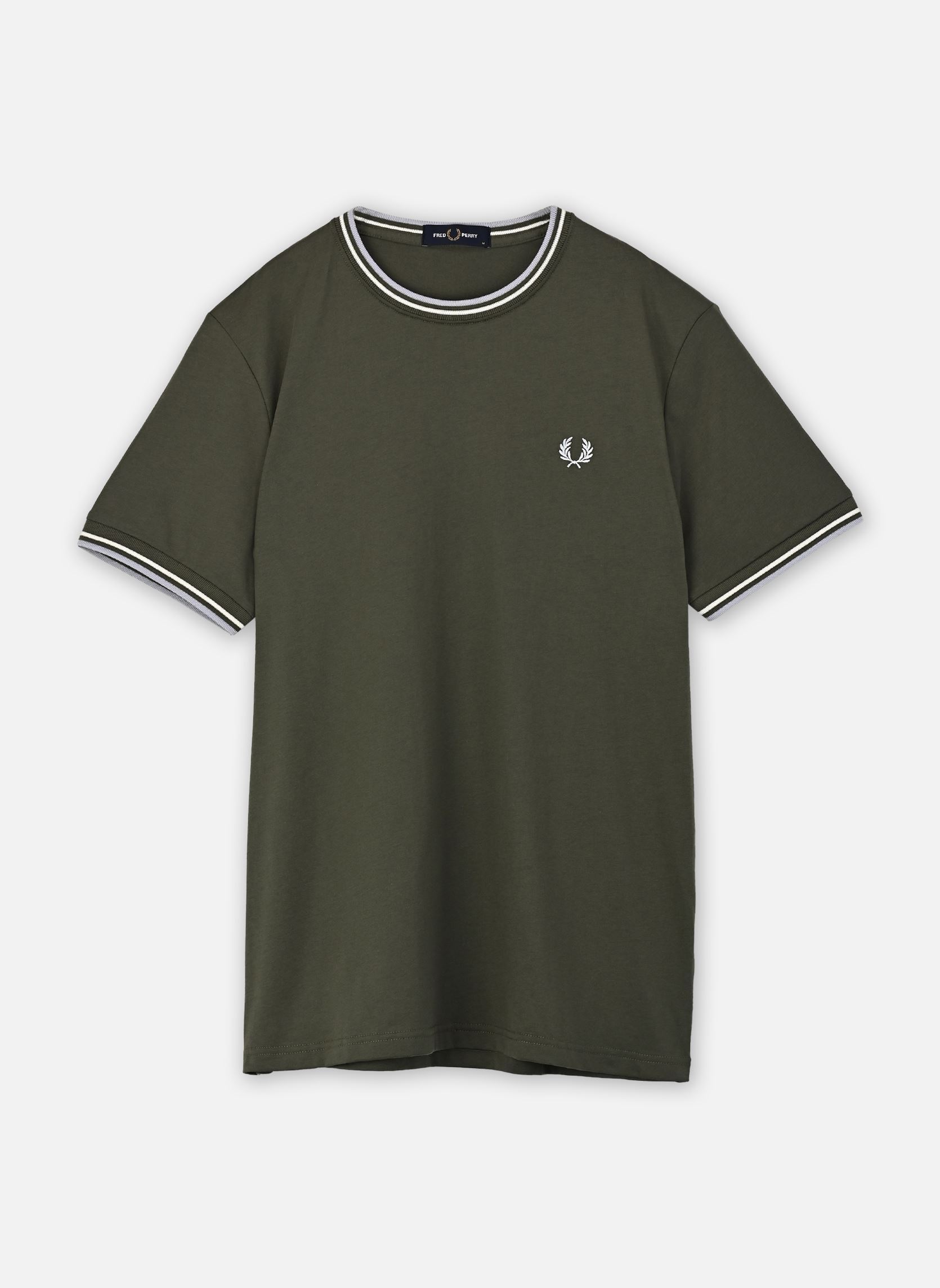 Fred Perry T-shirts Twin Tipped T-Shirt heren groen online | Sarenza ...
