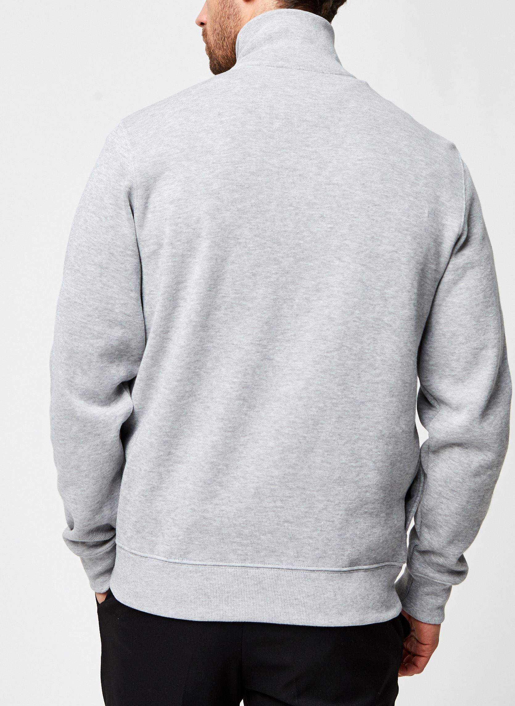 Lacoste Felpe Pull ML Demi-Zip SH1927 uomo grigio online | Sarenza Italia