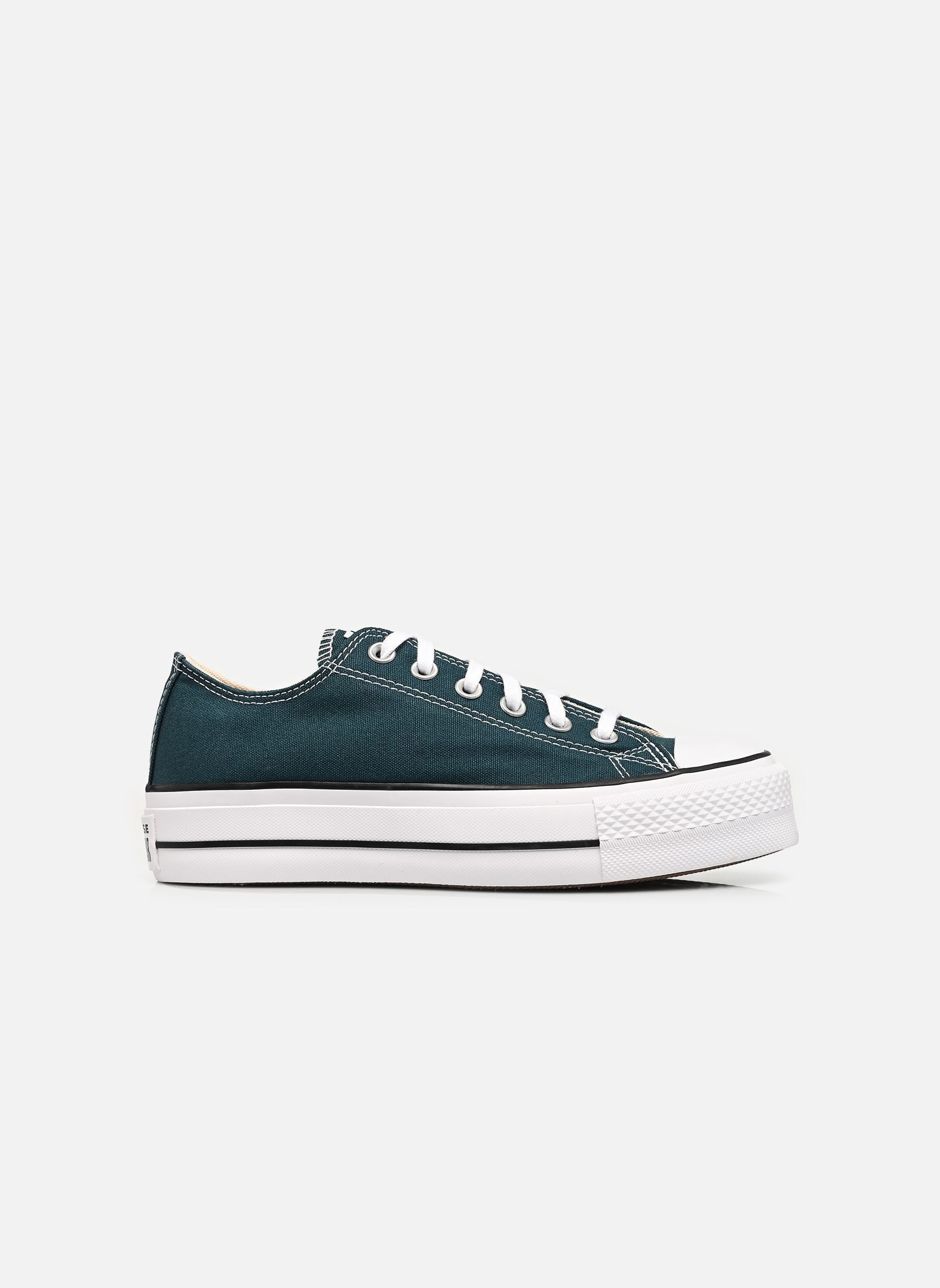 Converse Baskets toile Chuck Taylor All Star Lift Ox W femme vert ...