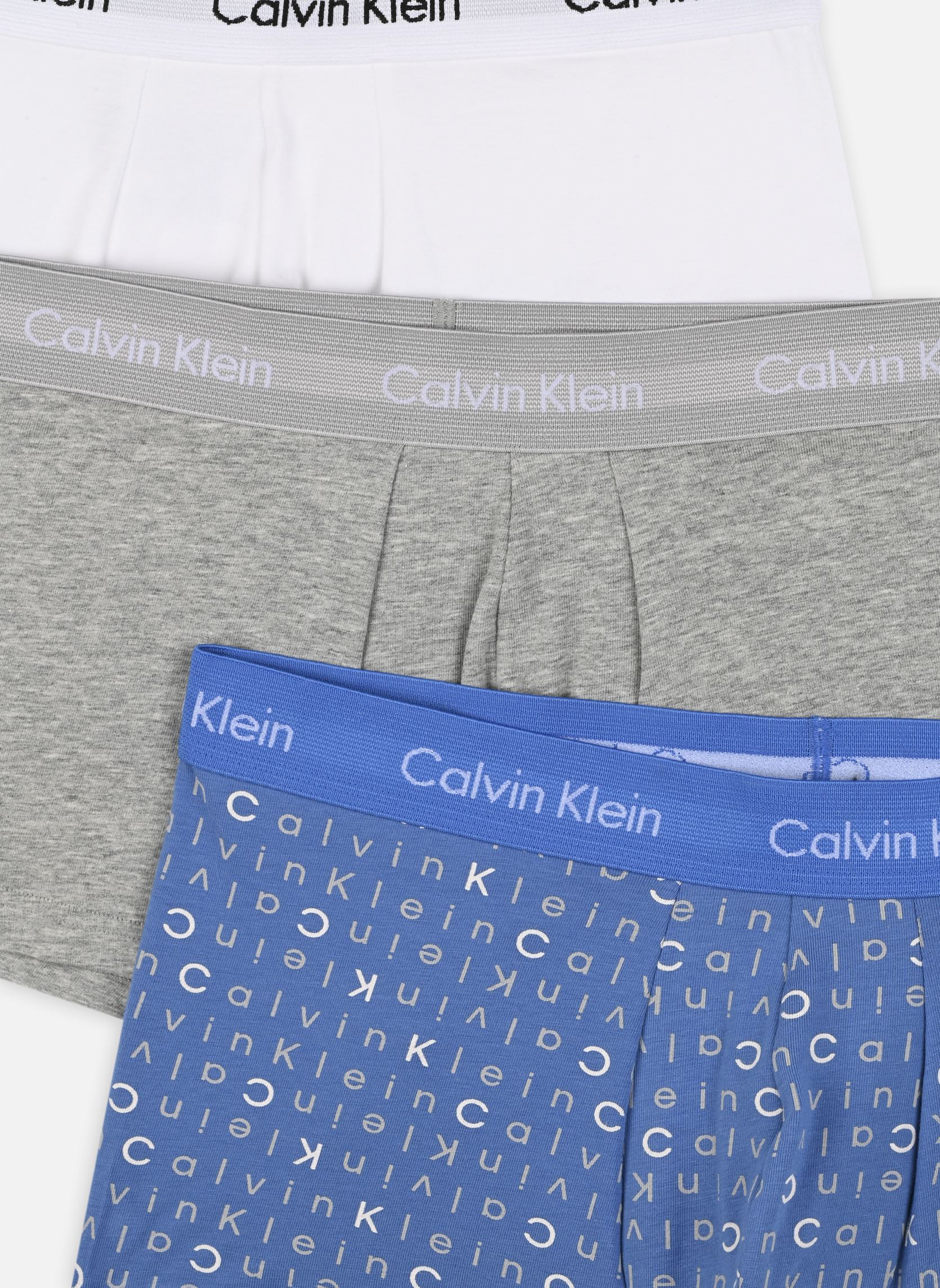 Calvin Klein Sous-vêtement - 3P Low Rise Trunk (Multicolore) - Vêtements chez Sarenza (612581)