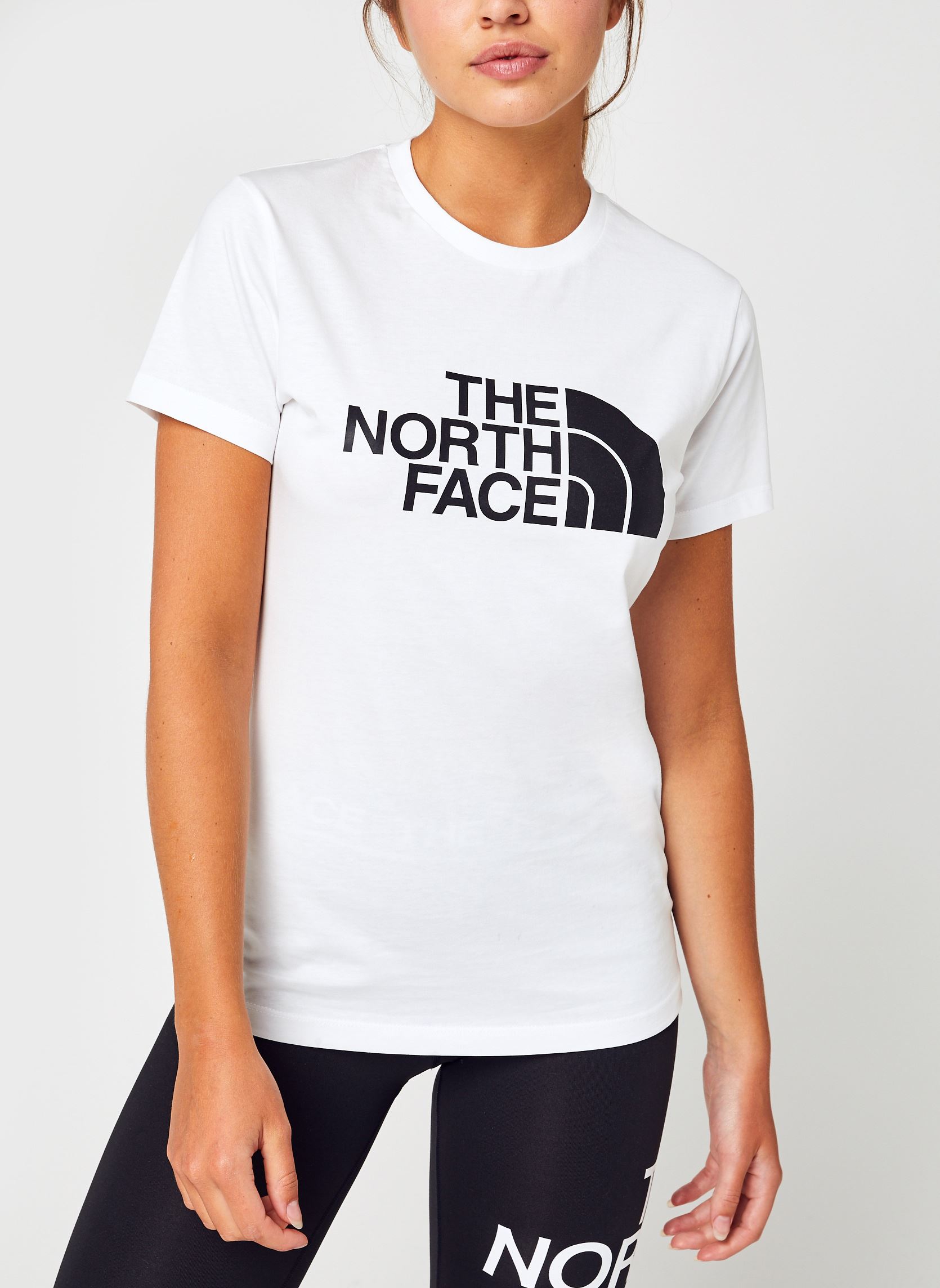 The North Face T-shirt - W S/S Easy Tee (Blanc) - Vêtements chez ...