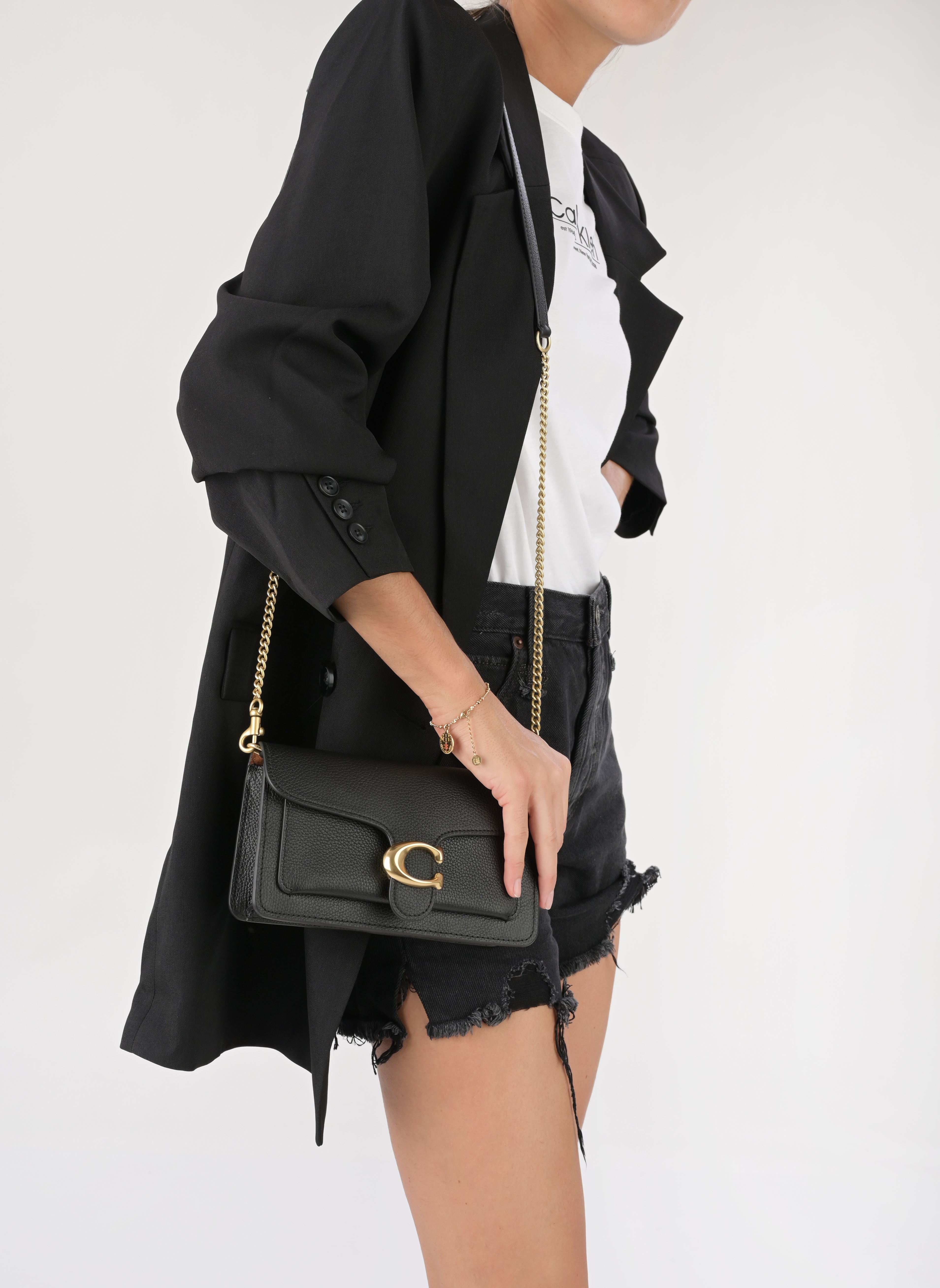 Coach Sacs à dos Sac bandoulière - Tabby Chain Clutch femme noir ...