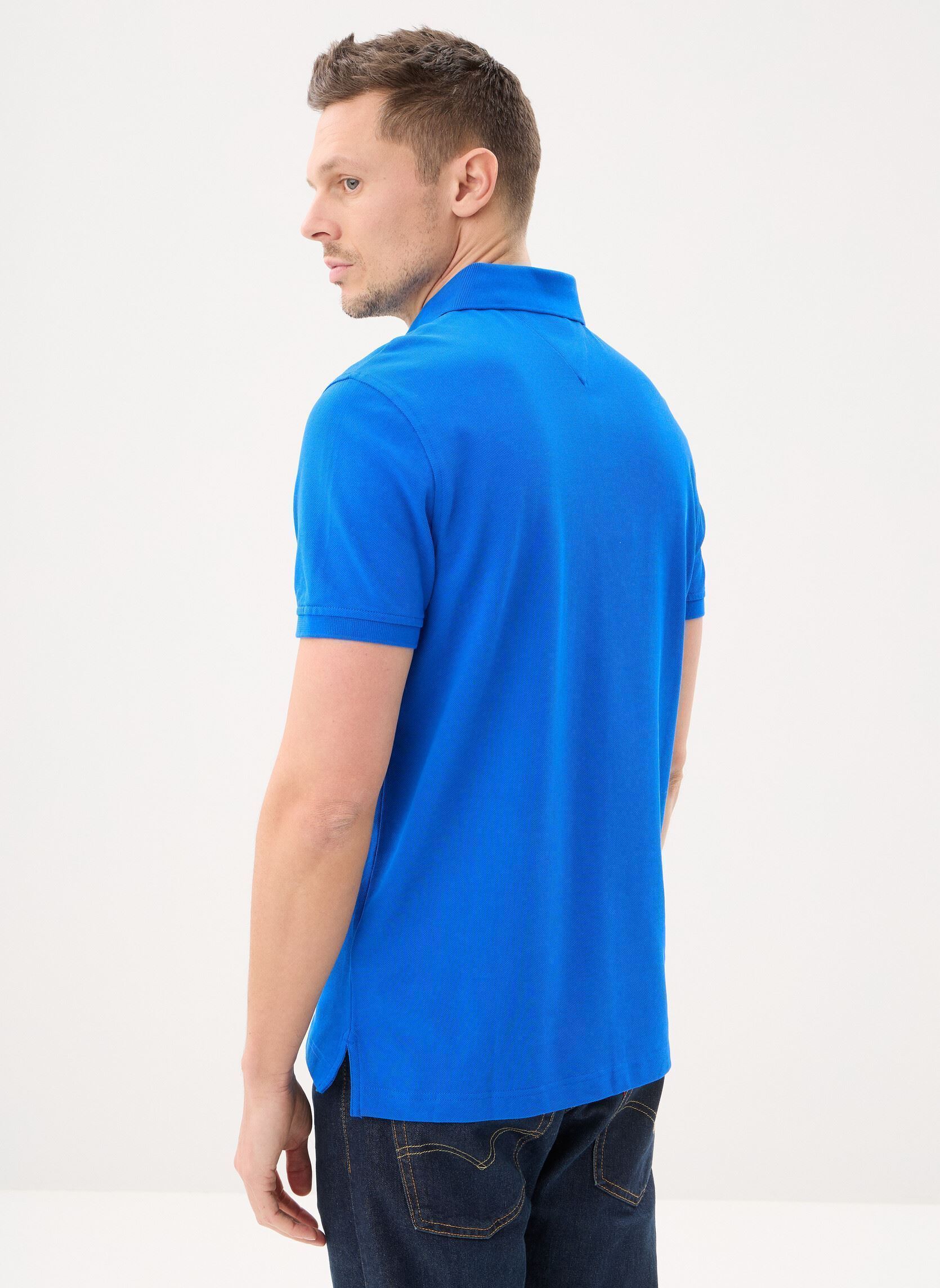 Tommy Hilfiger Polos manches courtes 1985 Regular Polo homme bleu ...