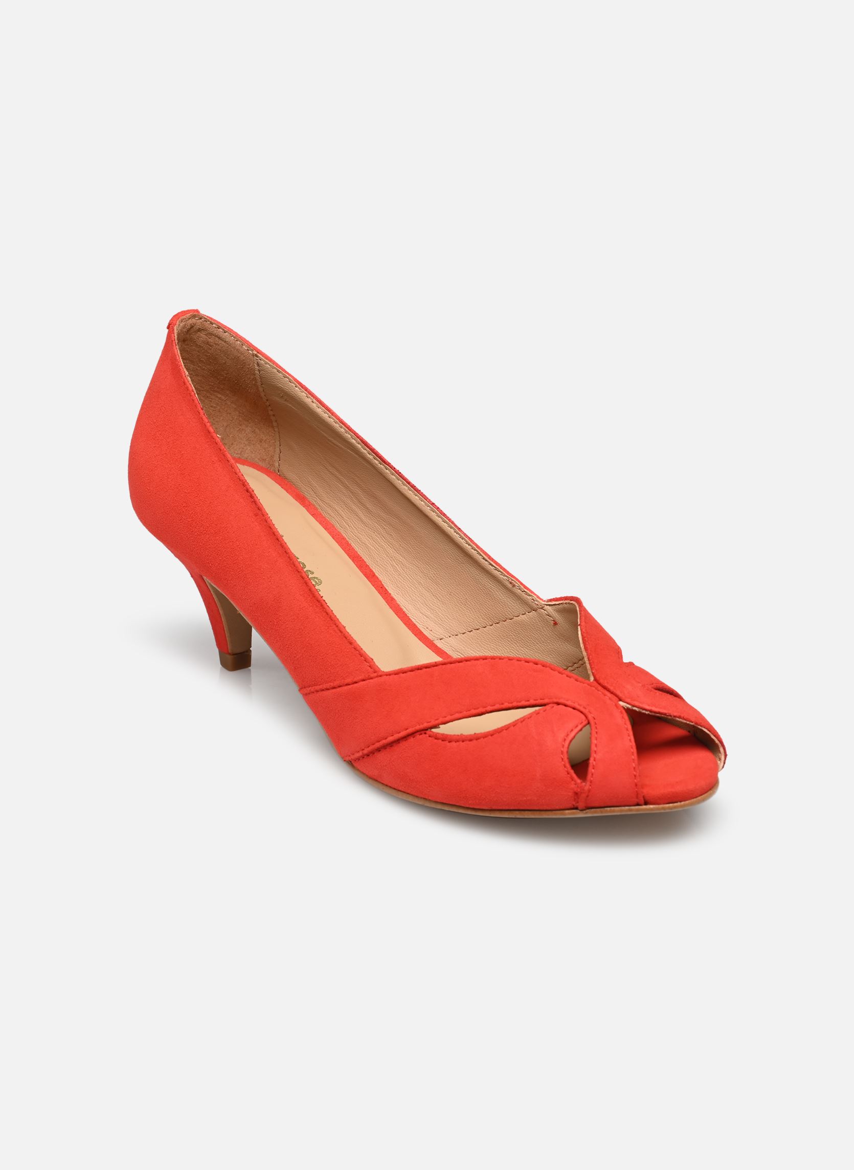 Georgia Rose Escarpins à bout ouvert Escarpins - Celitita femme rouge ...
