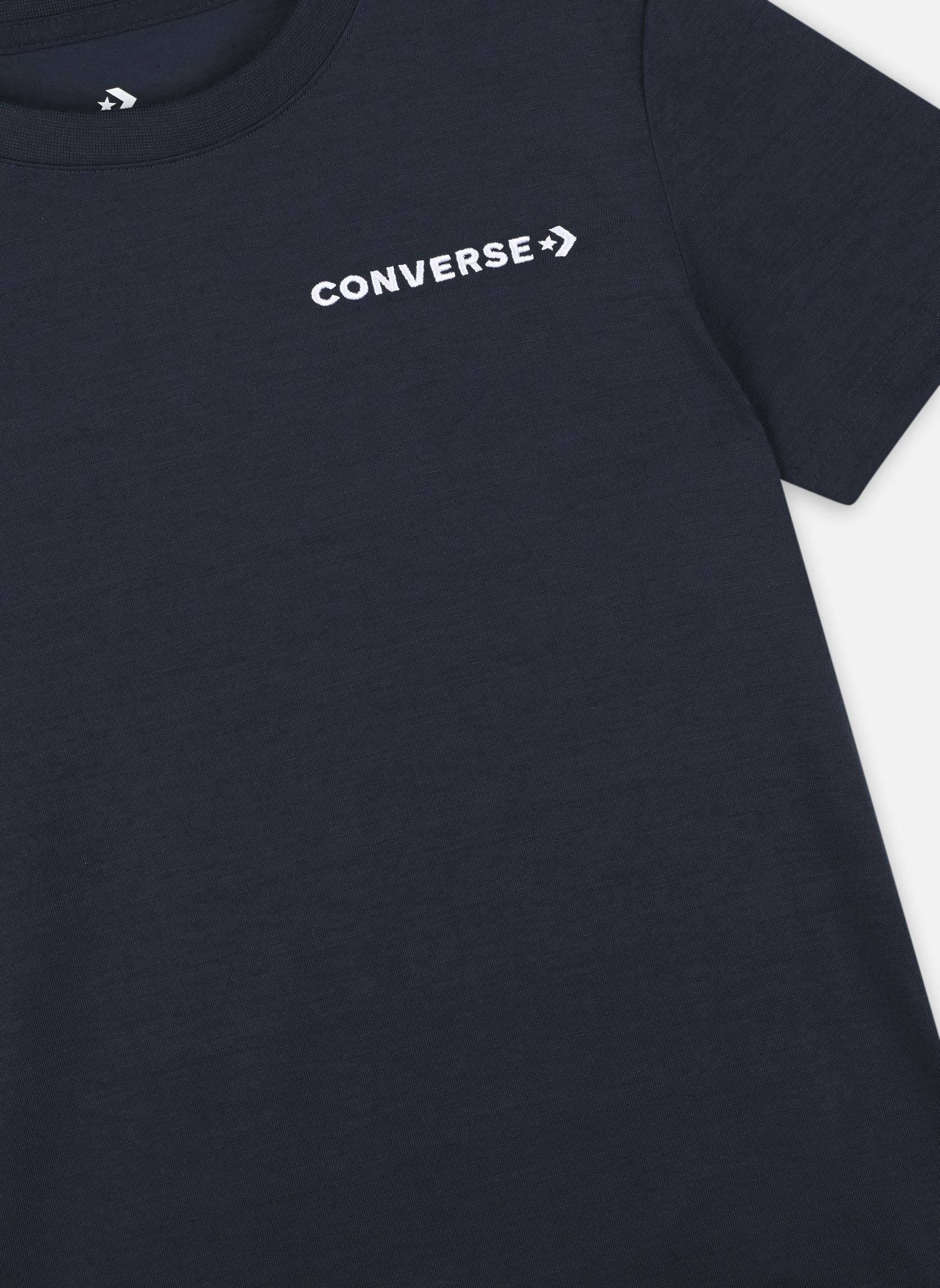 Converse Apparel Chest Hit Strip Wdmk Ss Tee (Bleu) - Vêtements chez ...
