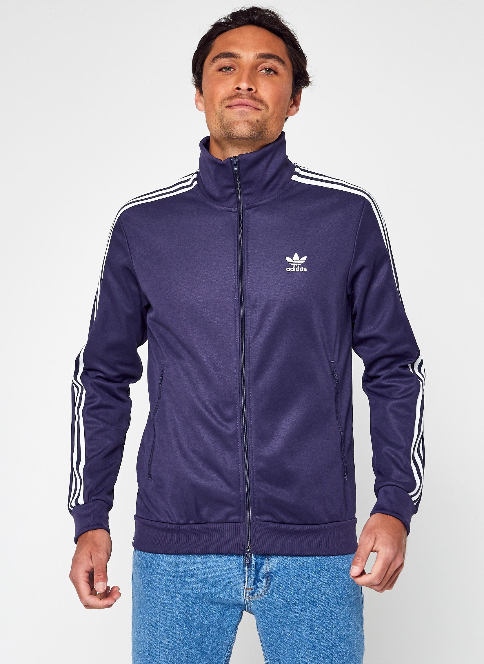 Adidas Originals Veste De Sport Beckenbauer Tt Bleu Vêtements