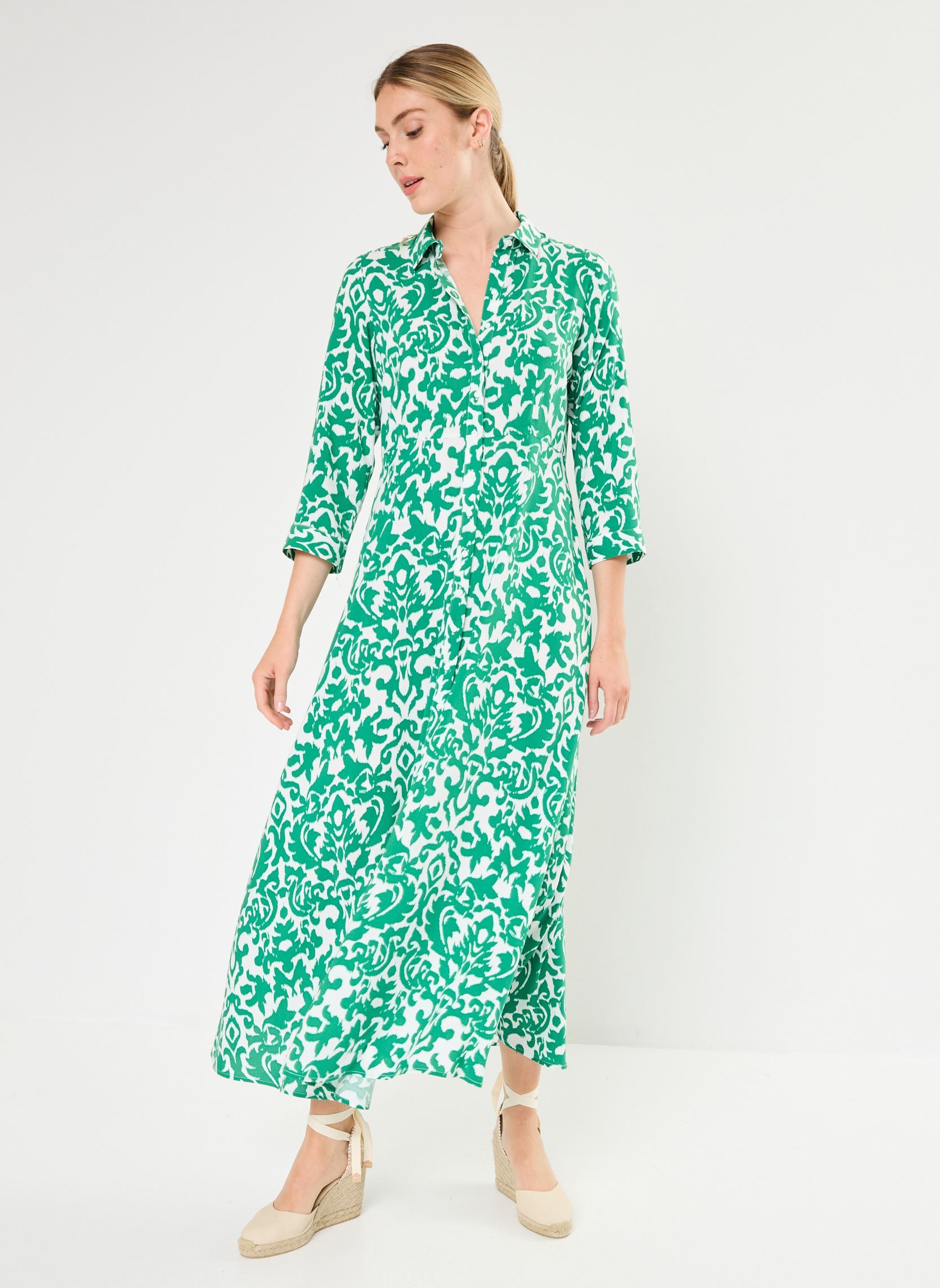 Y.A.S Robes longues Robe maxi - Yassavanna Long Shirt Dress S. Noos ...