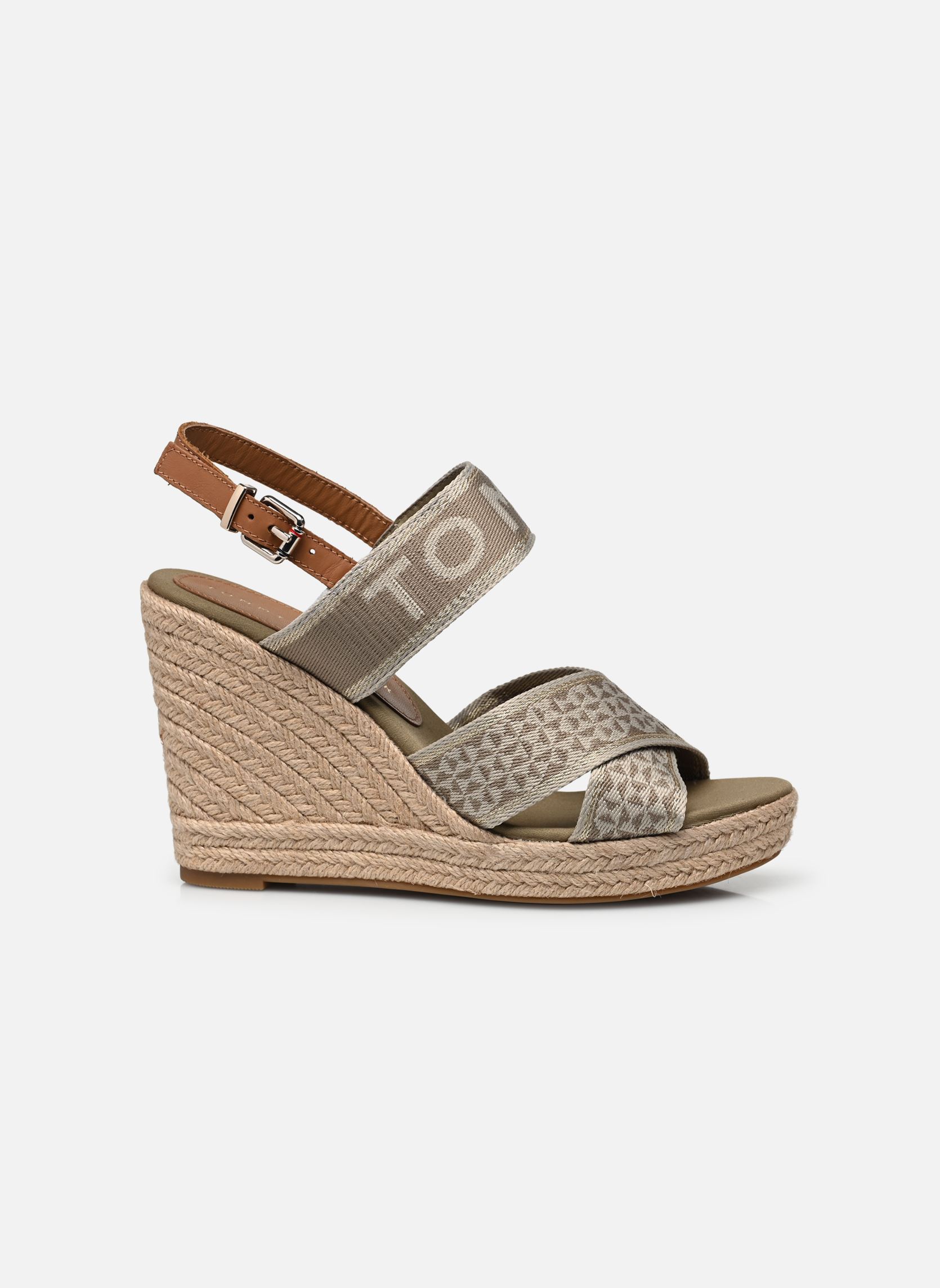 Tommy Hilfiger Keil- und Plateausandalen TOMMY WEBBING HIGH WEDGE ...