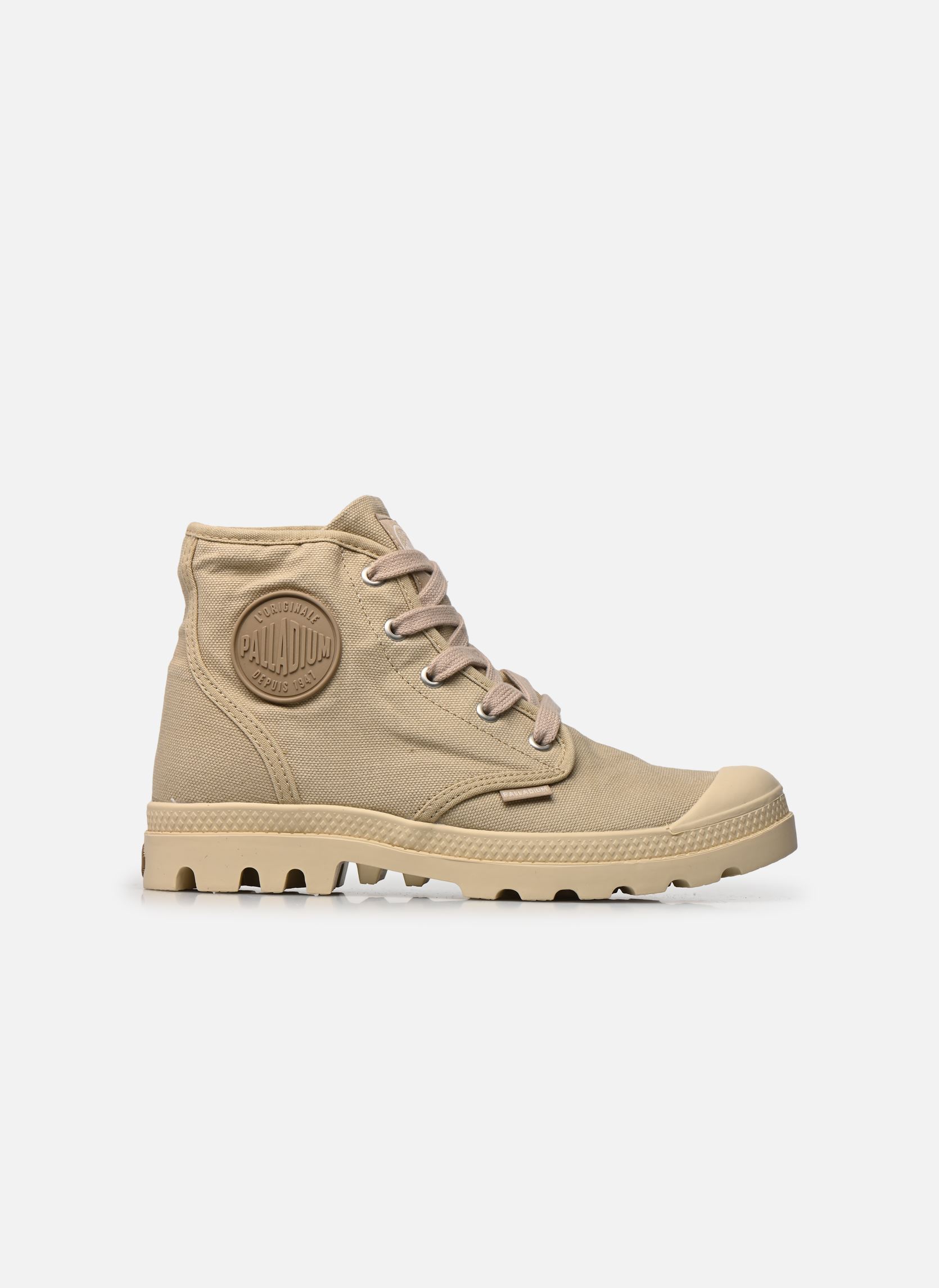 Palladium Baskets toile Baskets - PAMPA HI W 2 femme beige | Sarenza ...