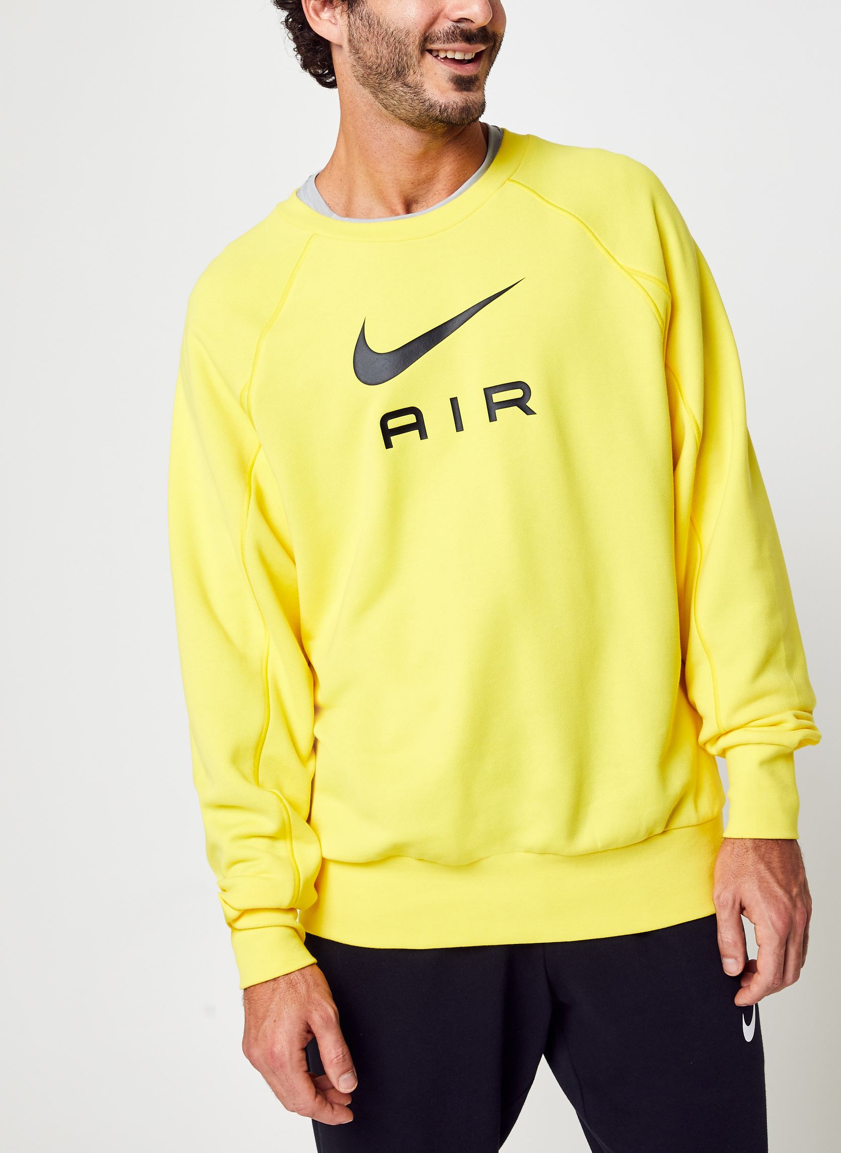 Nike M Nsw Nike Air Ft Crew (Geel) - Kleding chez Sarenza (568838)