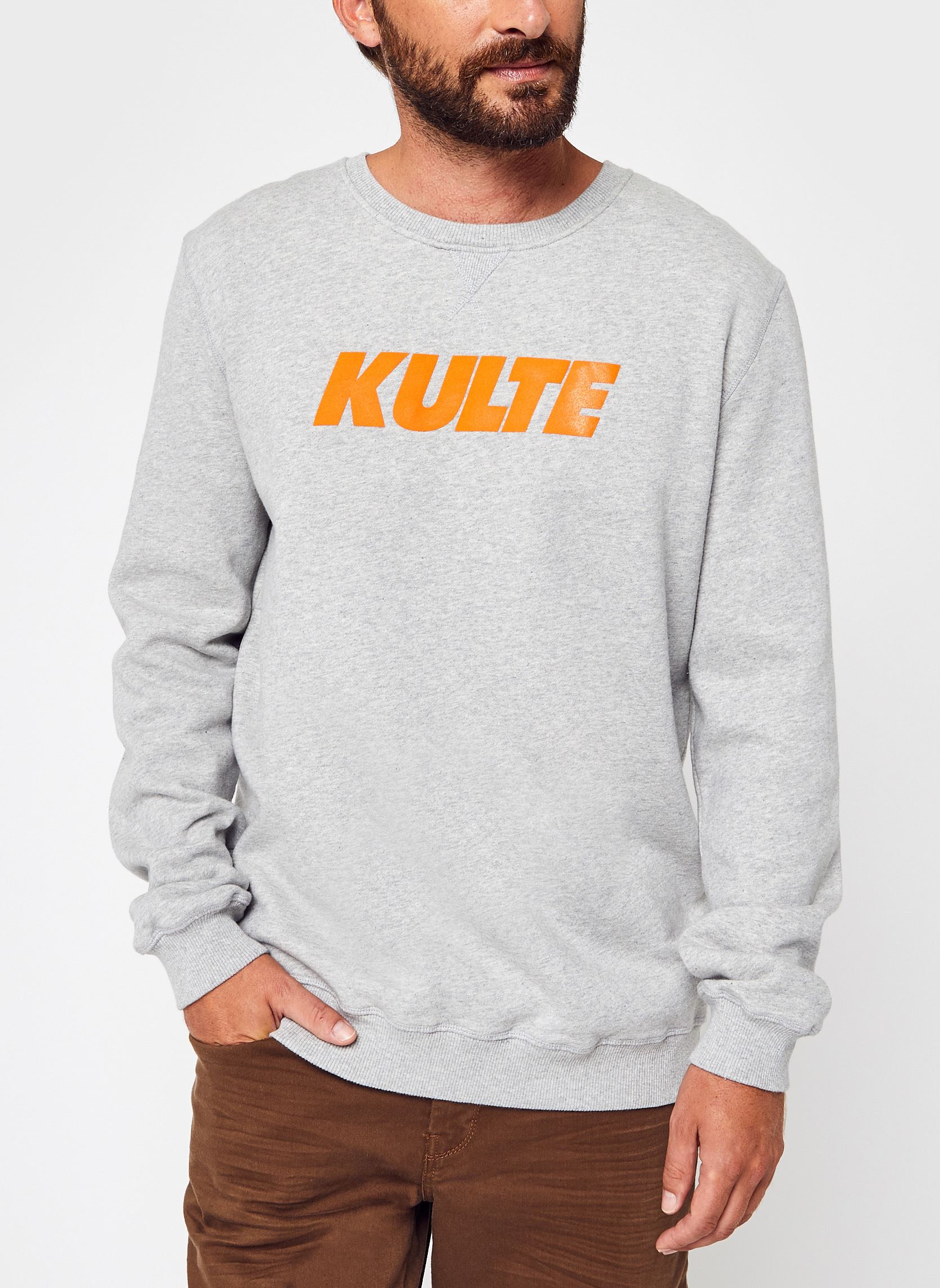 Kulte Sweatshirt - Sw Shadow (Gris) - Vêtements chez Sarenza (569581)