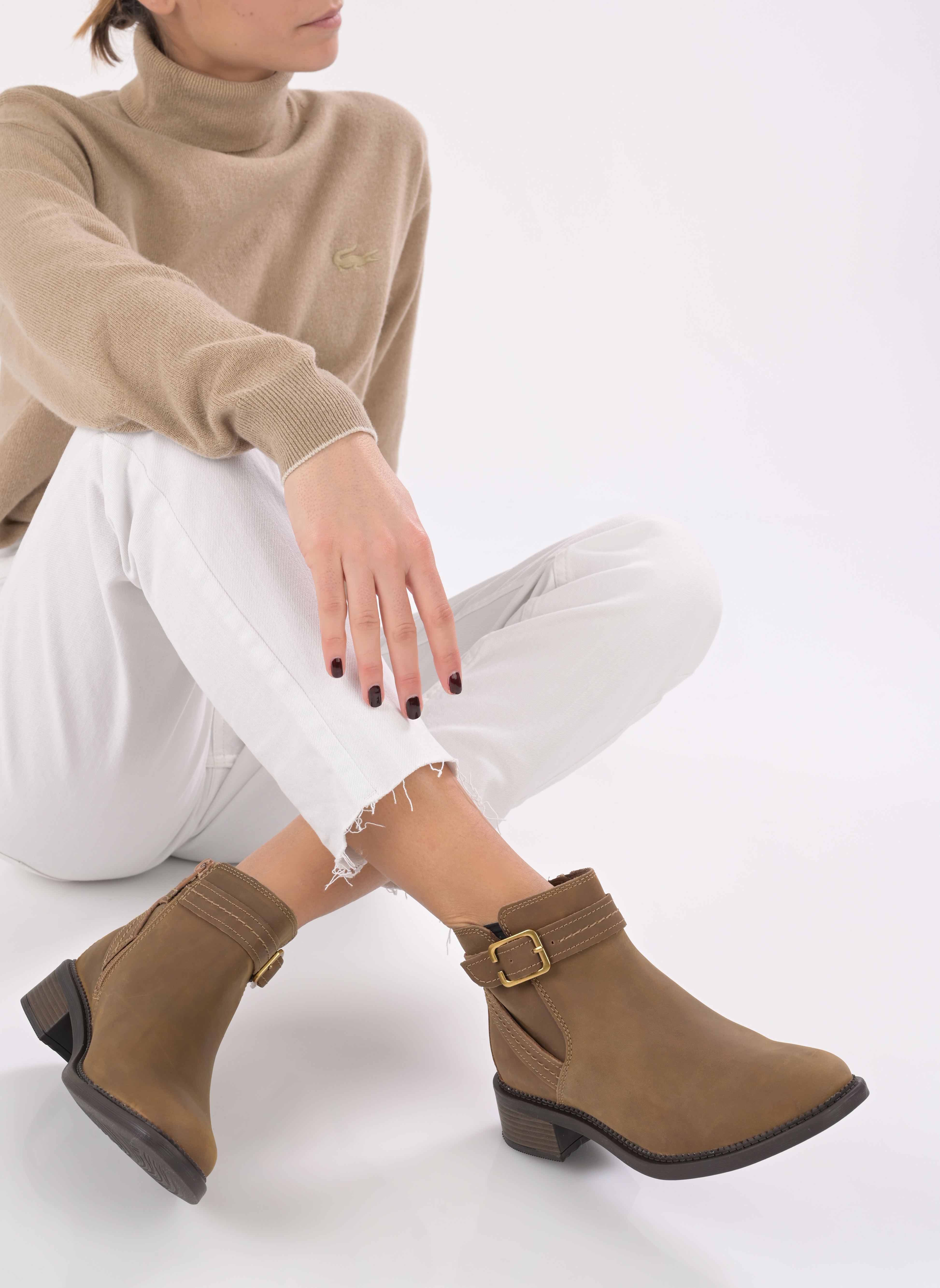 Clarks Bottines à lacets Bottines - Maye Strap femme marron | Sarenza ...