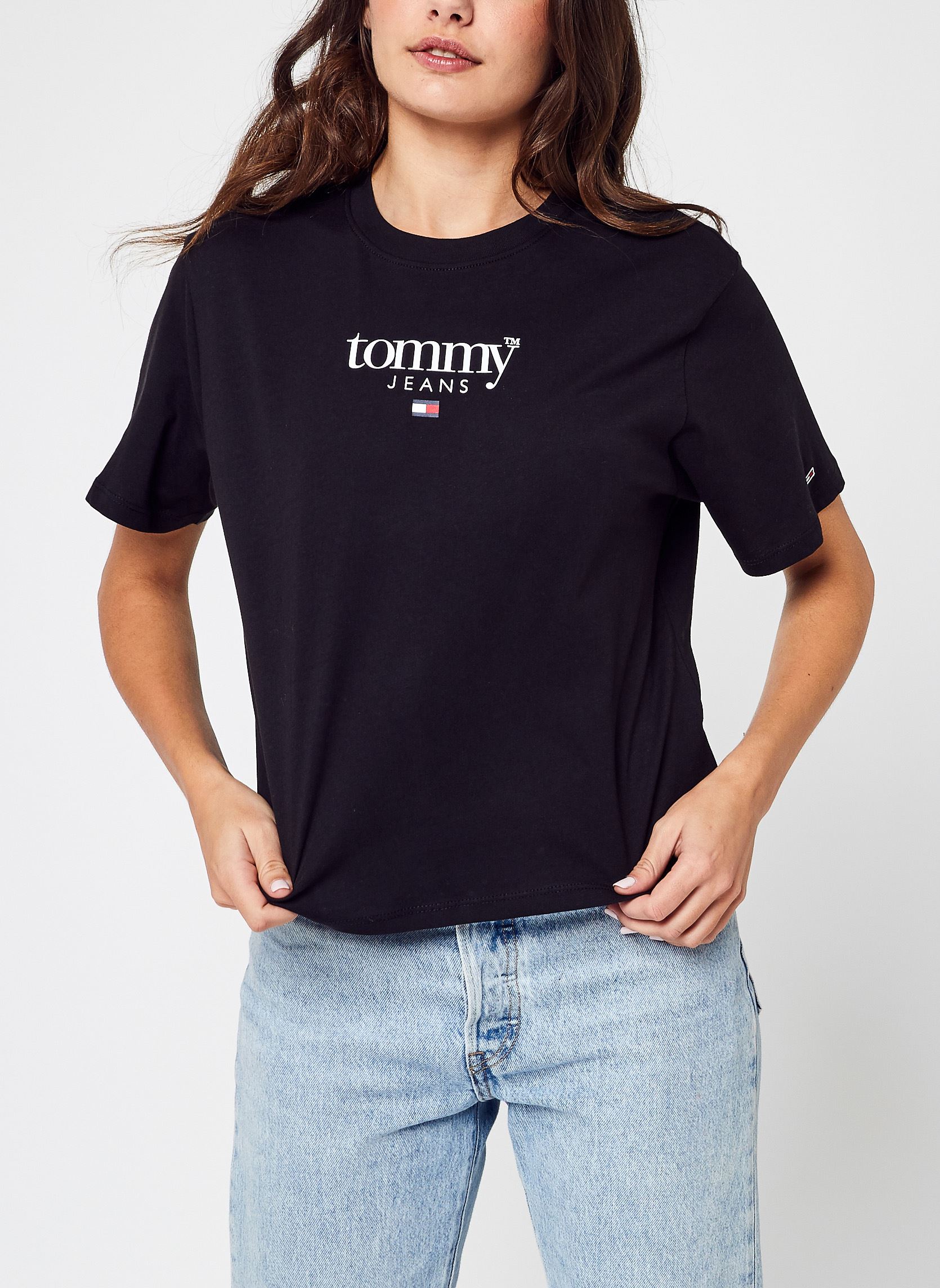 Tommy Jeans T-shirt - Tjw Classic Essential Logo 1 Ss (Noir ...