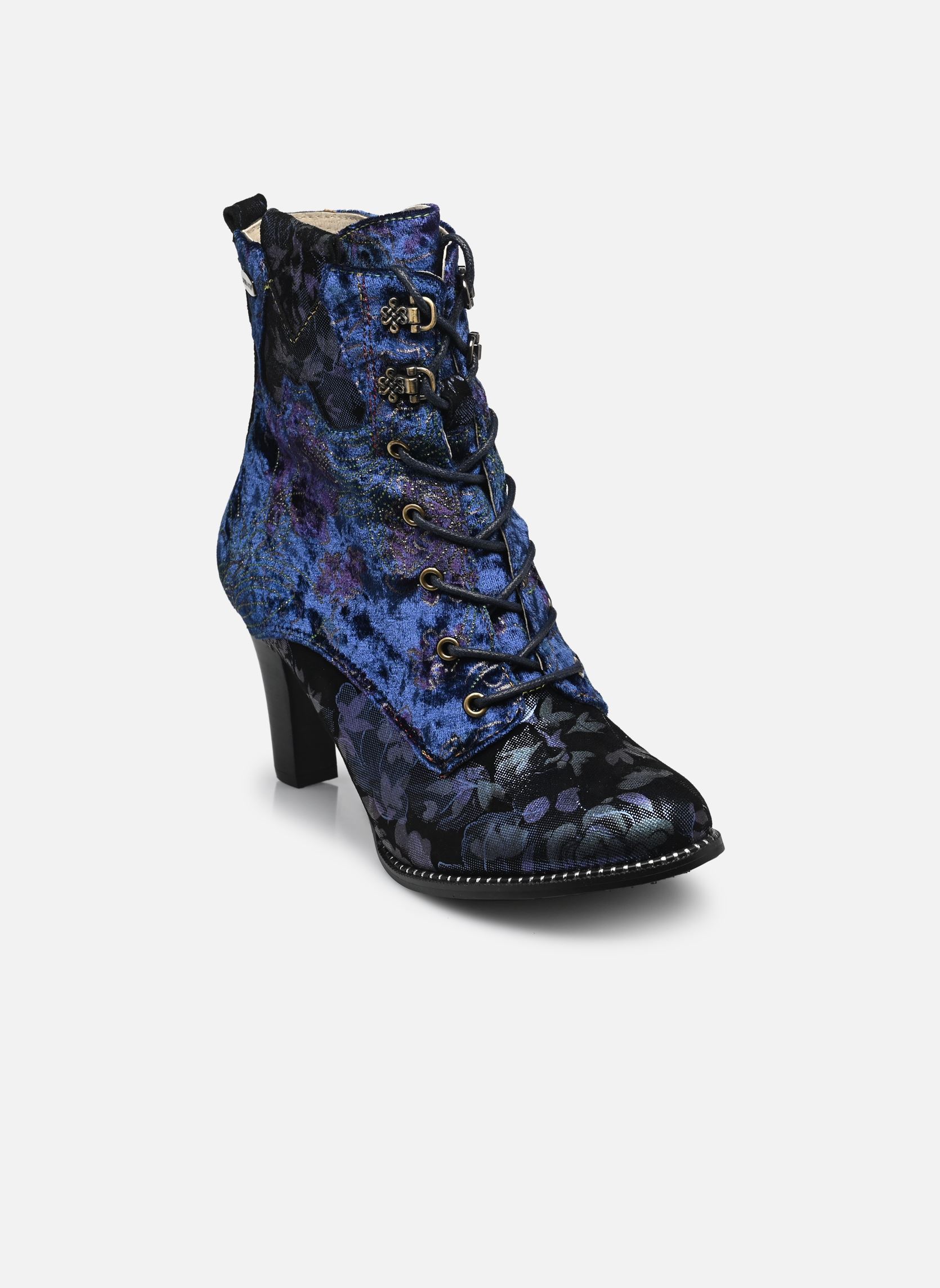 Laura Vita Bottines à lacets ALCBANEO 141 femme bleu | Sarenza France