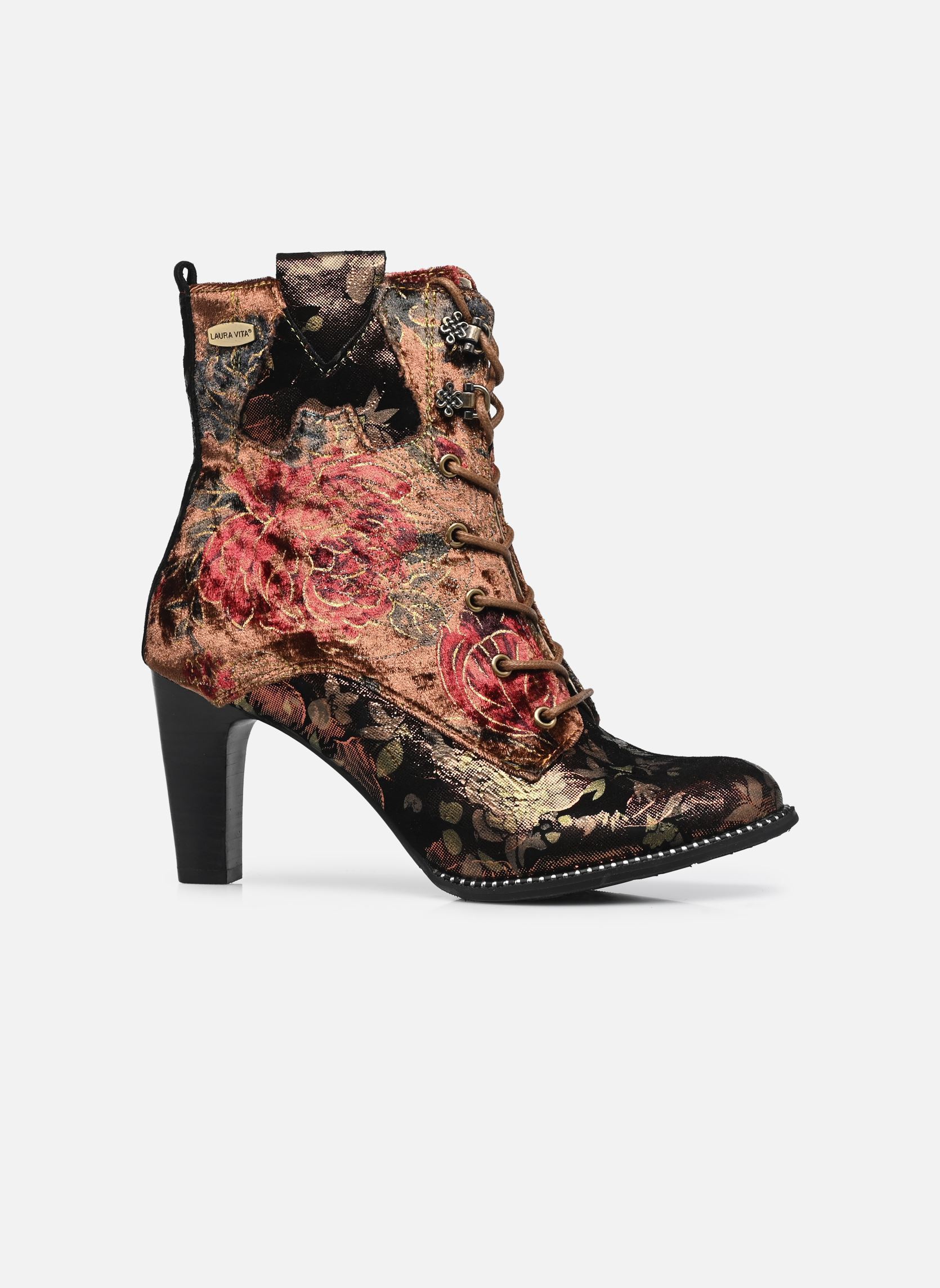 Laura Vita Bottines à lacets ALCBANEO 141 femme or et bronze | Sarenza ...