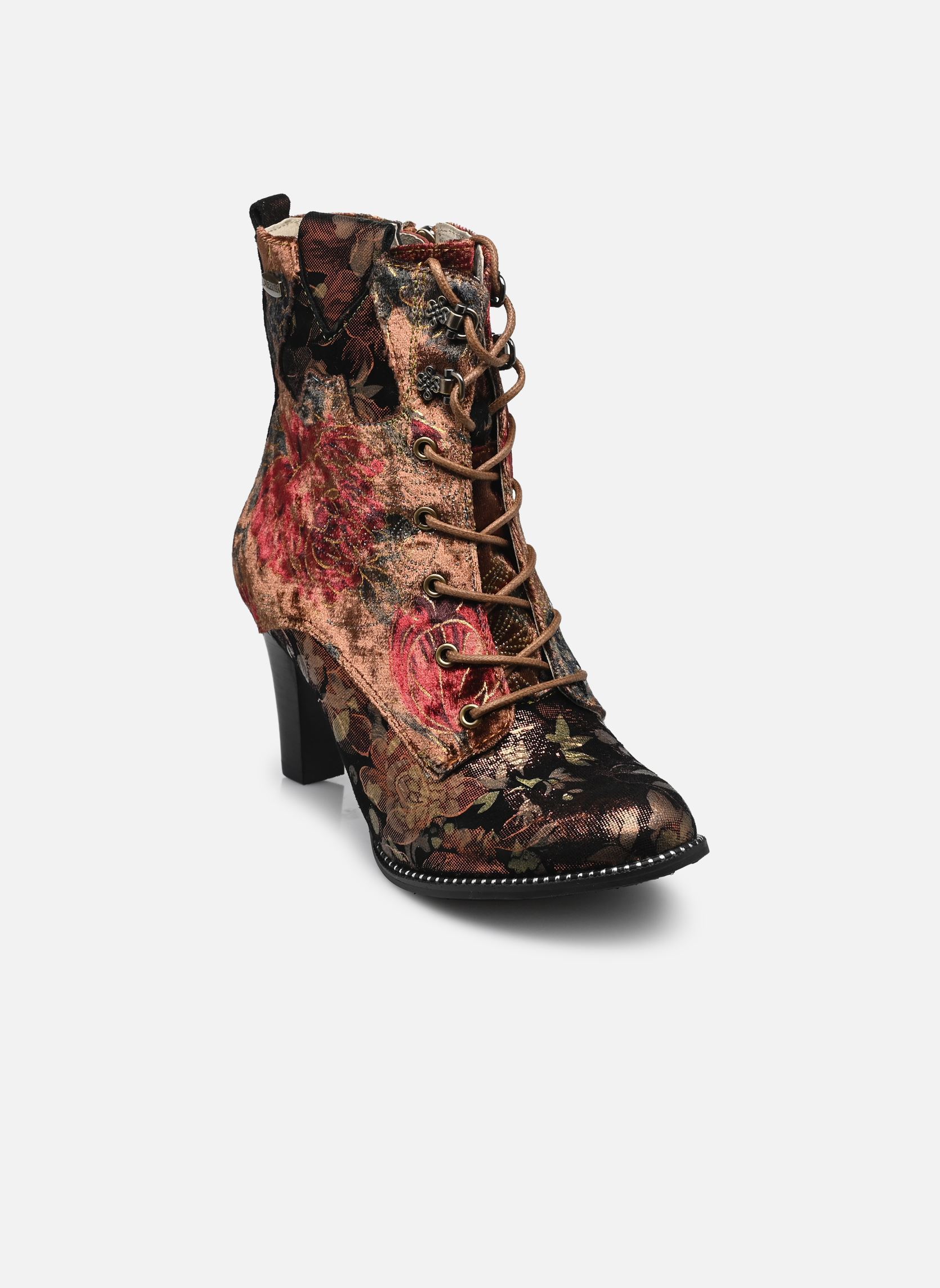 Laura Vita Bottines à lacets ALCBANEO 141 femme or et bronze | Sarenza ...