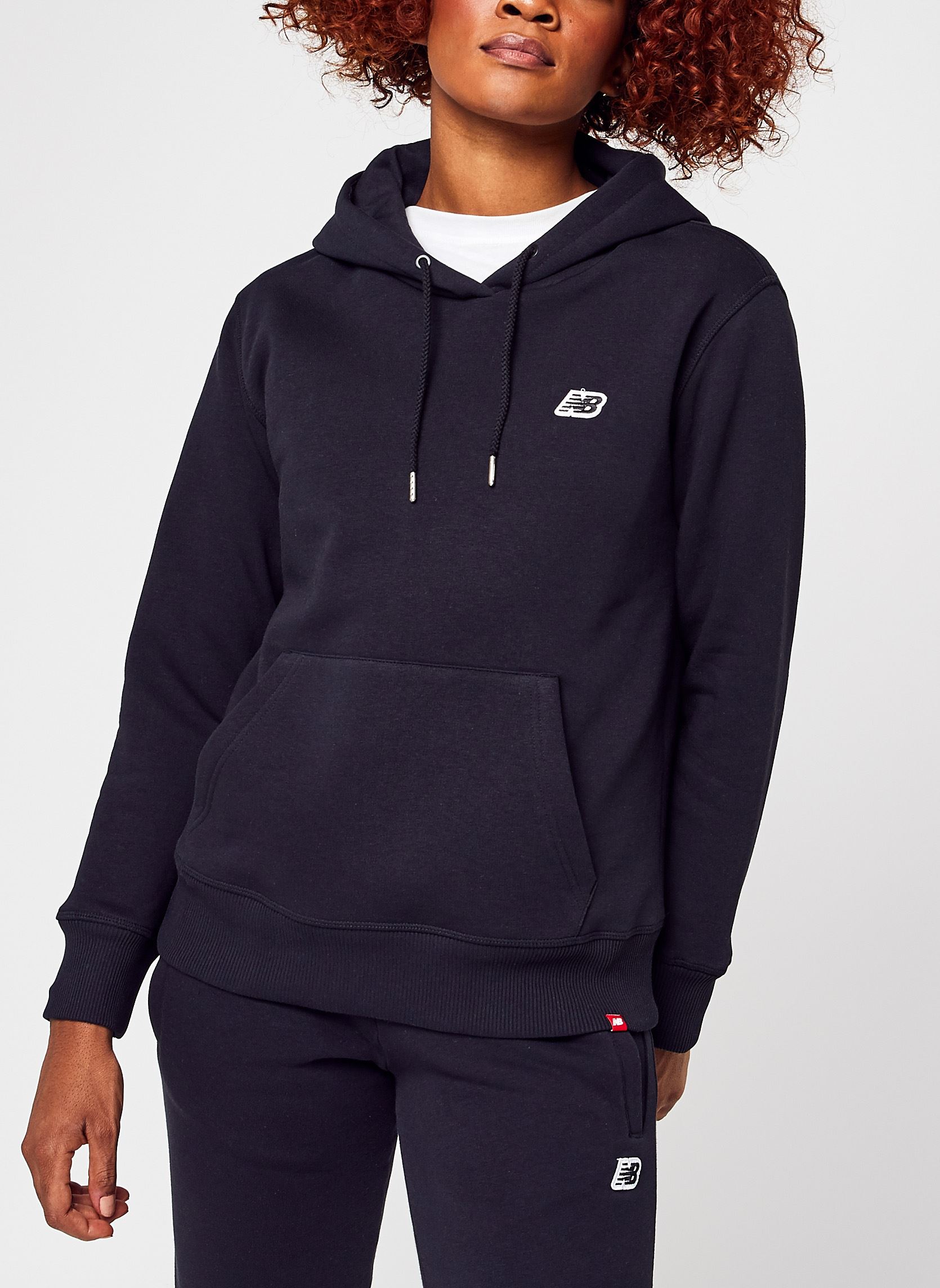 New Balance Sweatshirt - Small Logo Femme (Noir) - Vêtements chez ...