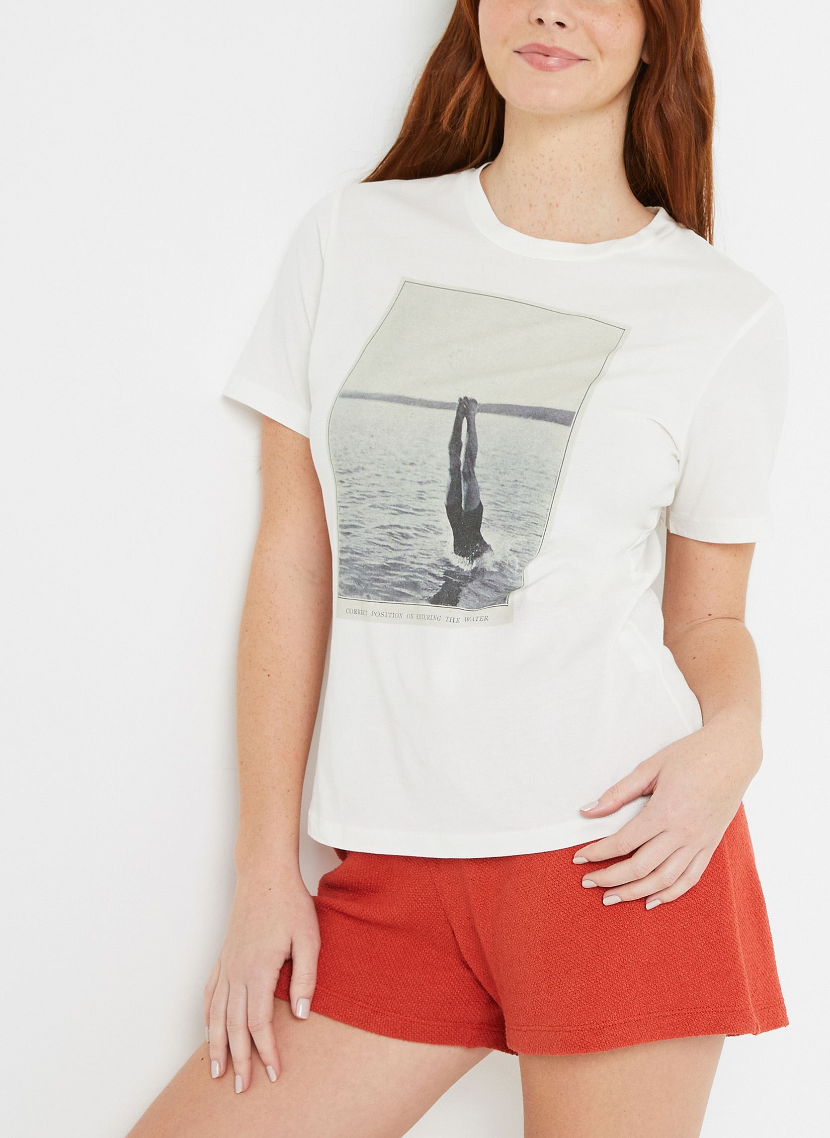 Thinking Mu T-shirt - Water T-Shirt (Blanc) - Vêtements chez Sarenza ...