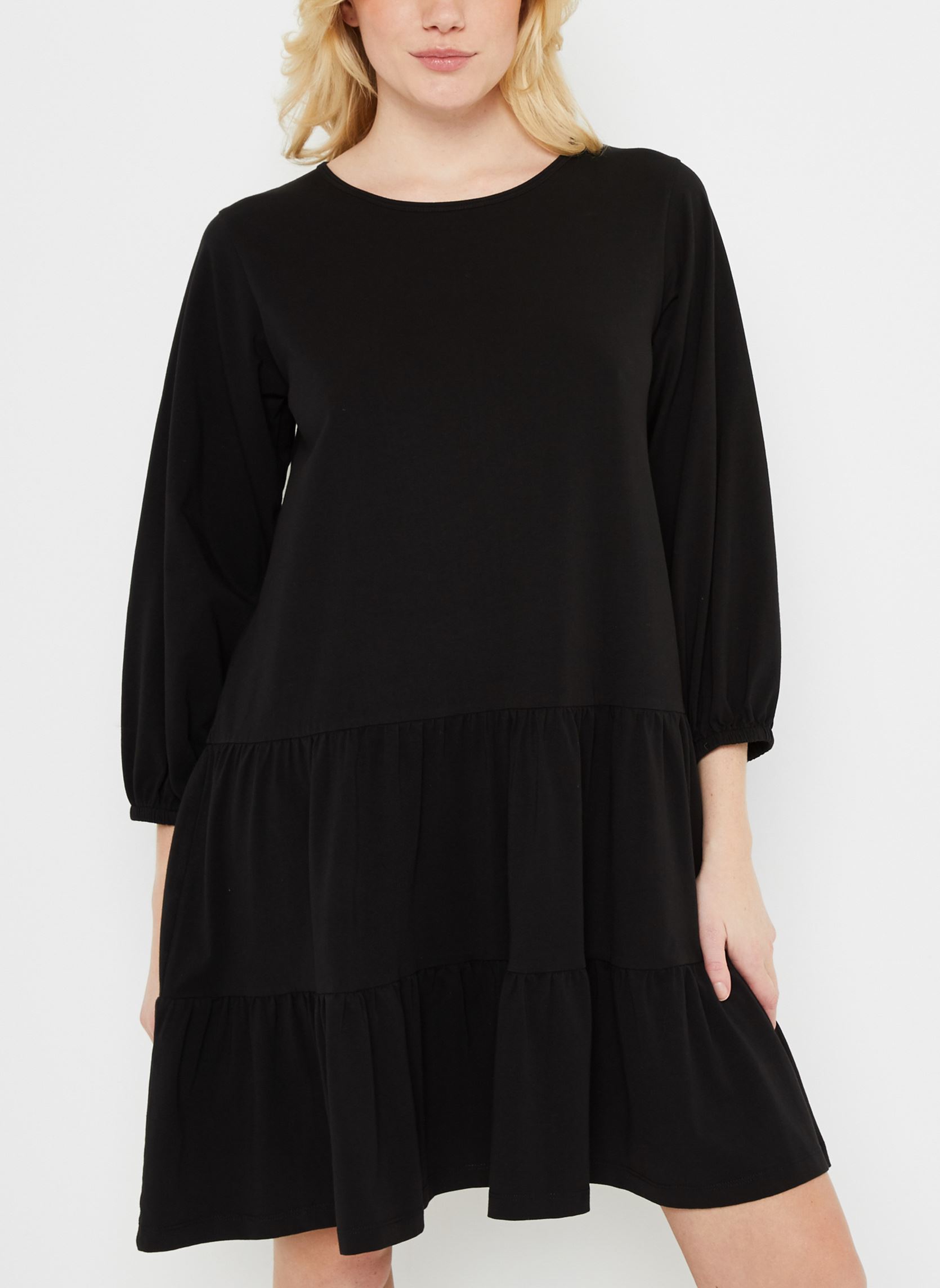 Thinking Mu Robe mini - Lily Dress (Noir) - Vêtements chez Sarenza (606452)