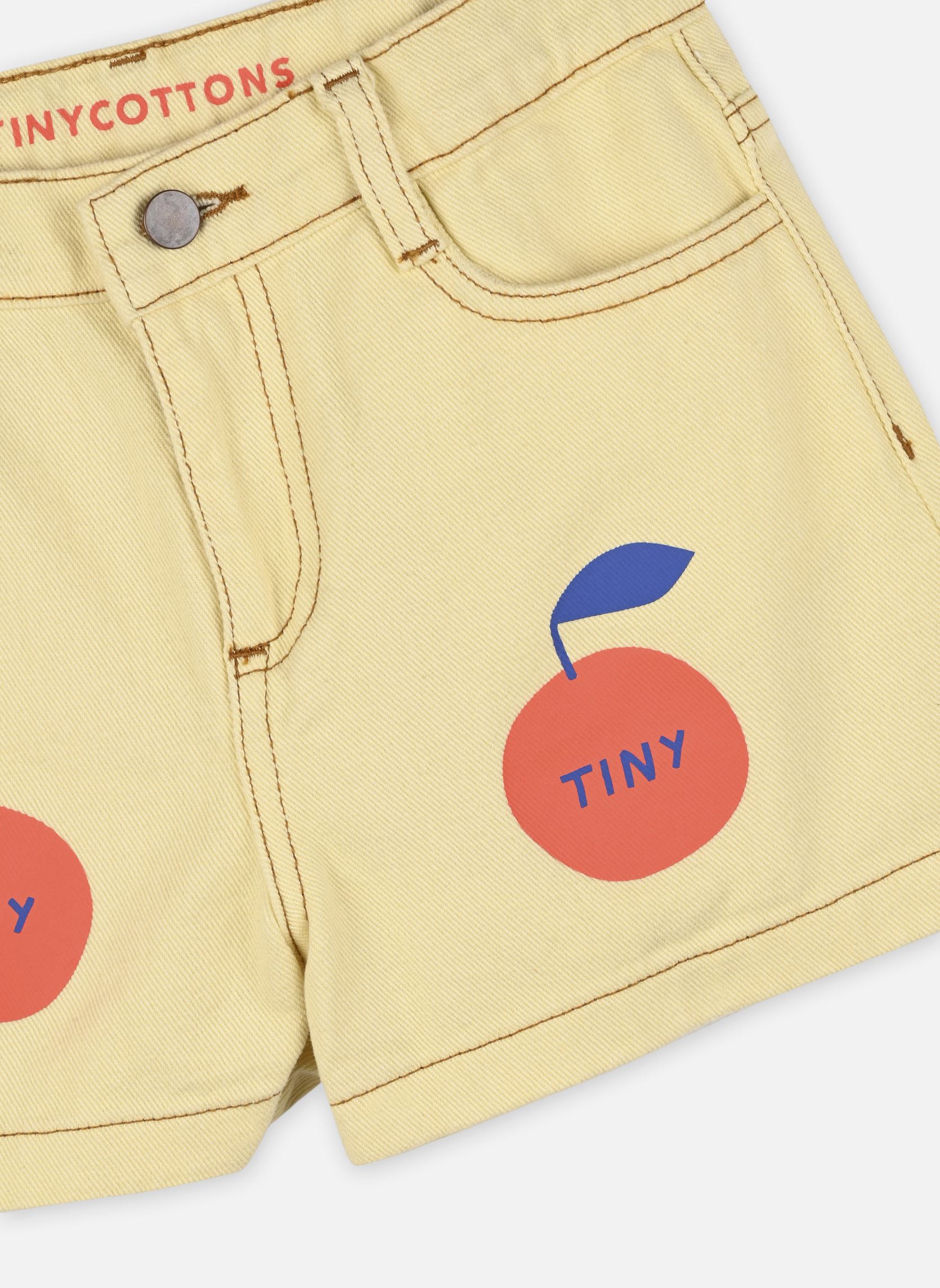 Tinycottons Short - Tiny Apple Short (Jaune) - Vêtements chez Sarenza ...