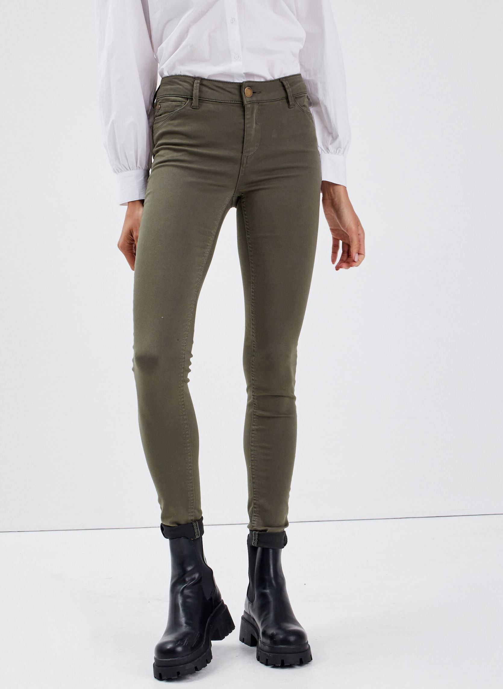 Bestel Bonobo Rechte broeken SEBBA-PUSHCO dames groen | Sarenza België