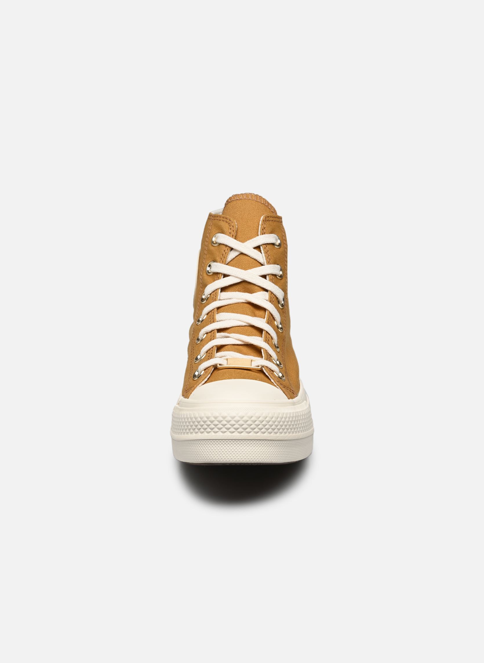 Converse Leinen-Sneaker Chuck Taylor All Star Lift Elevated Gold damen ...