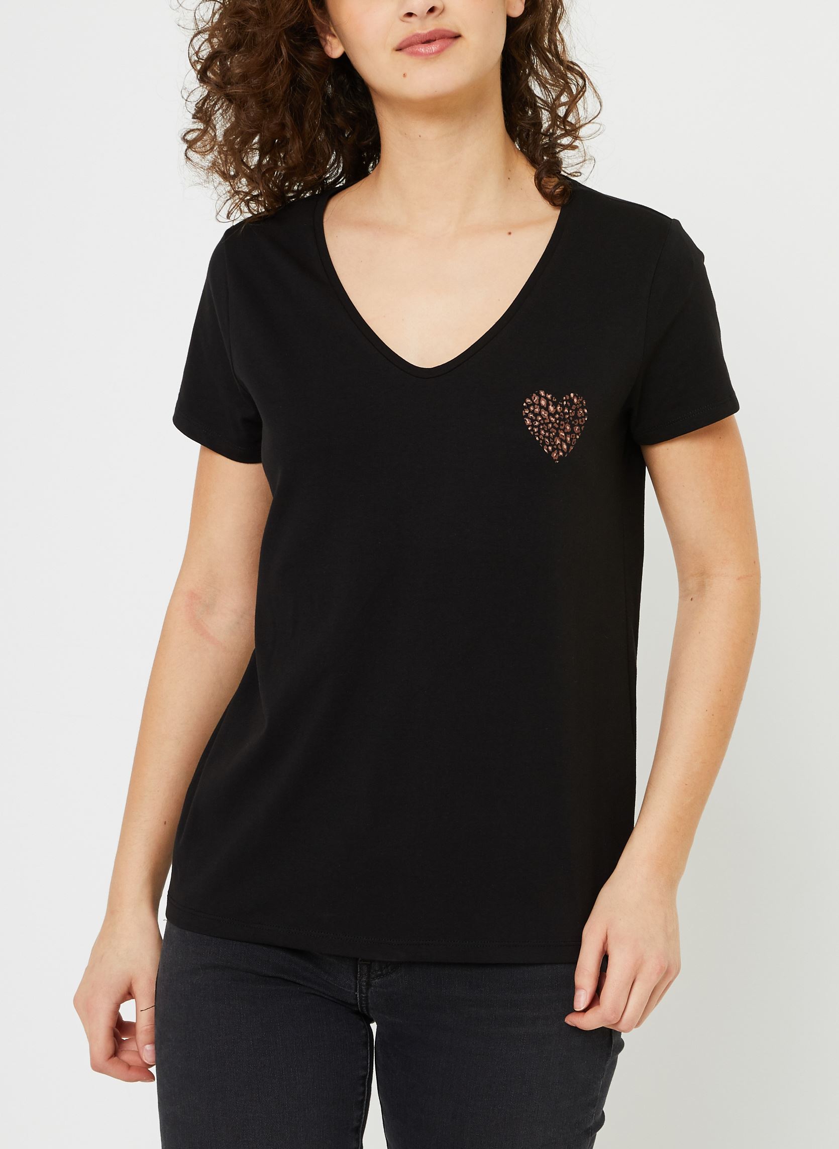 Pieces T-shirt - PCNEW BILLY TEE EMB KAC FC (Noir) - Vêtements chez ...