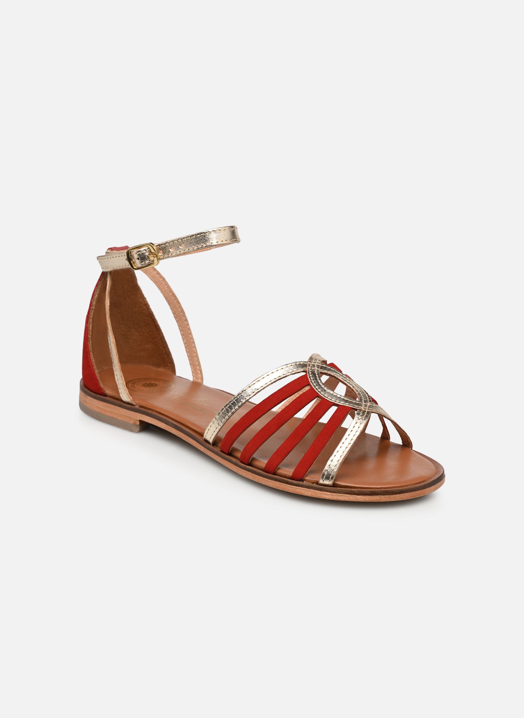 L'Atelier Tropézien Sandales plates Sandales - Il 2011 femme rouge ...