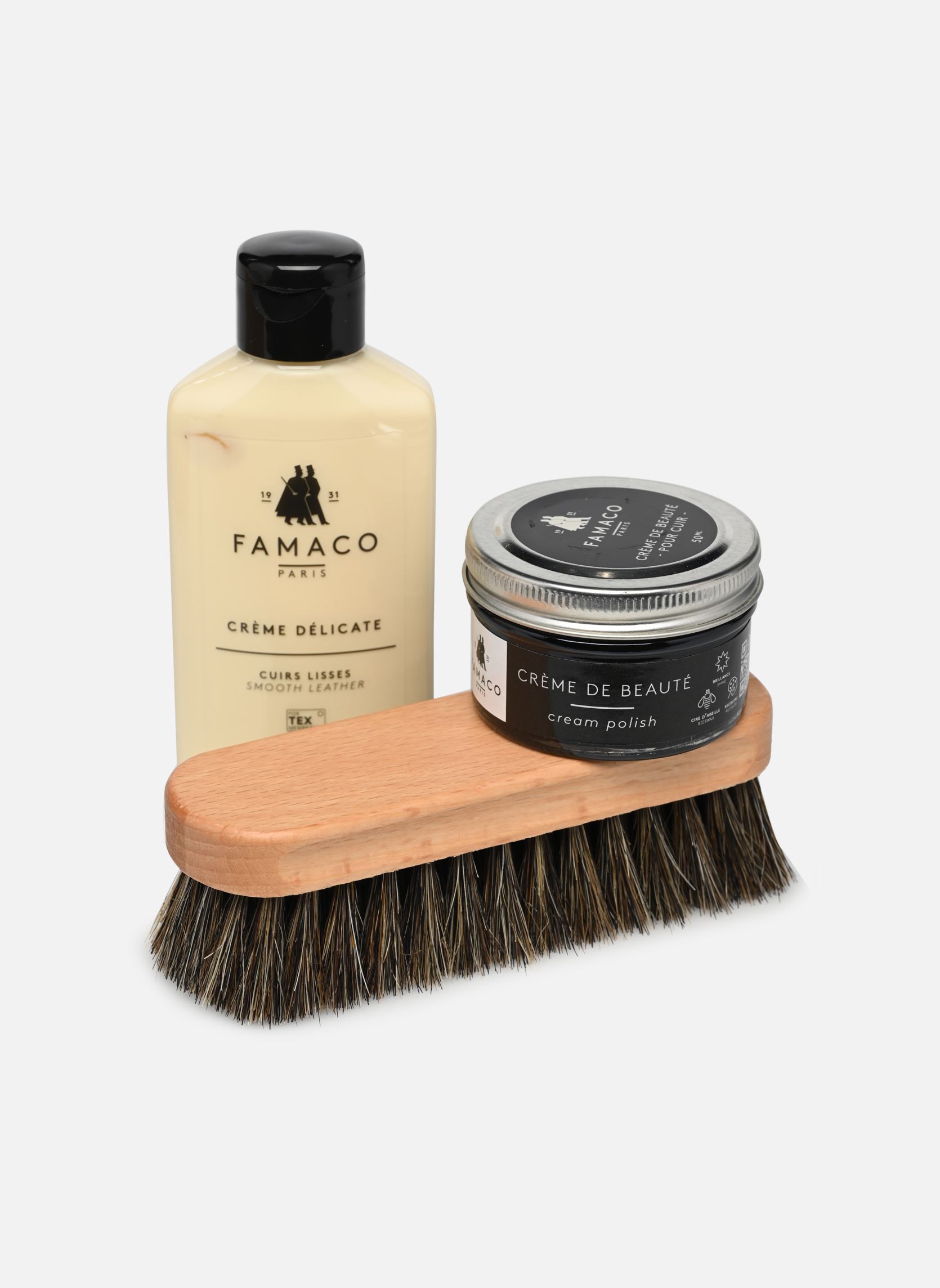 Productos de limpieza Kit soin cuir lisse Famaco mujer transparent ...