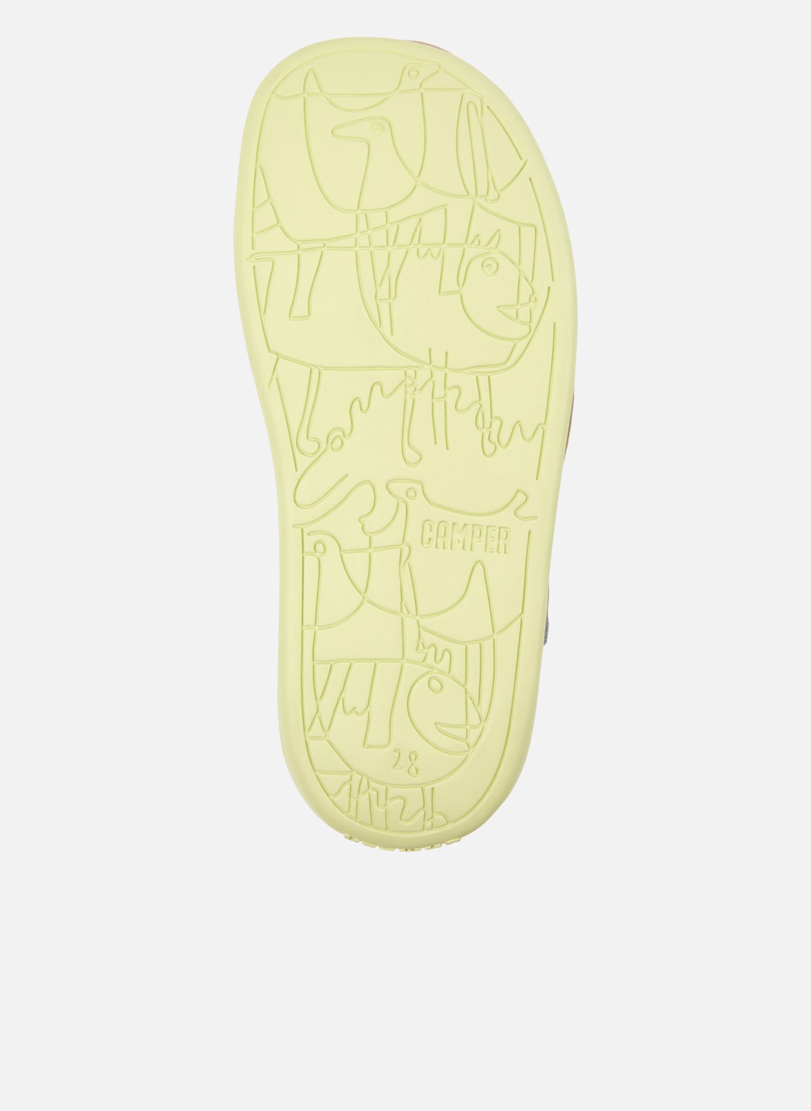 Camper Sandales Bicho Sandals fille gris | Sarenza France