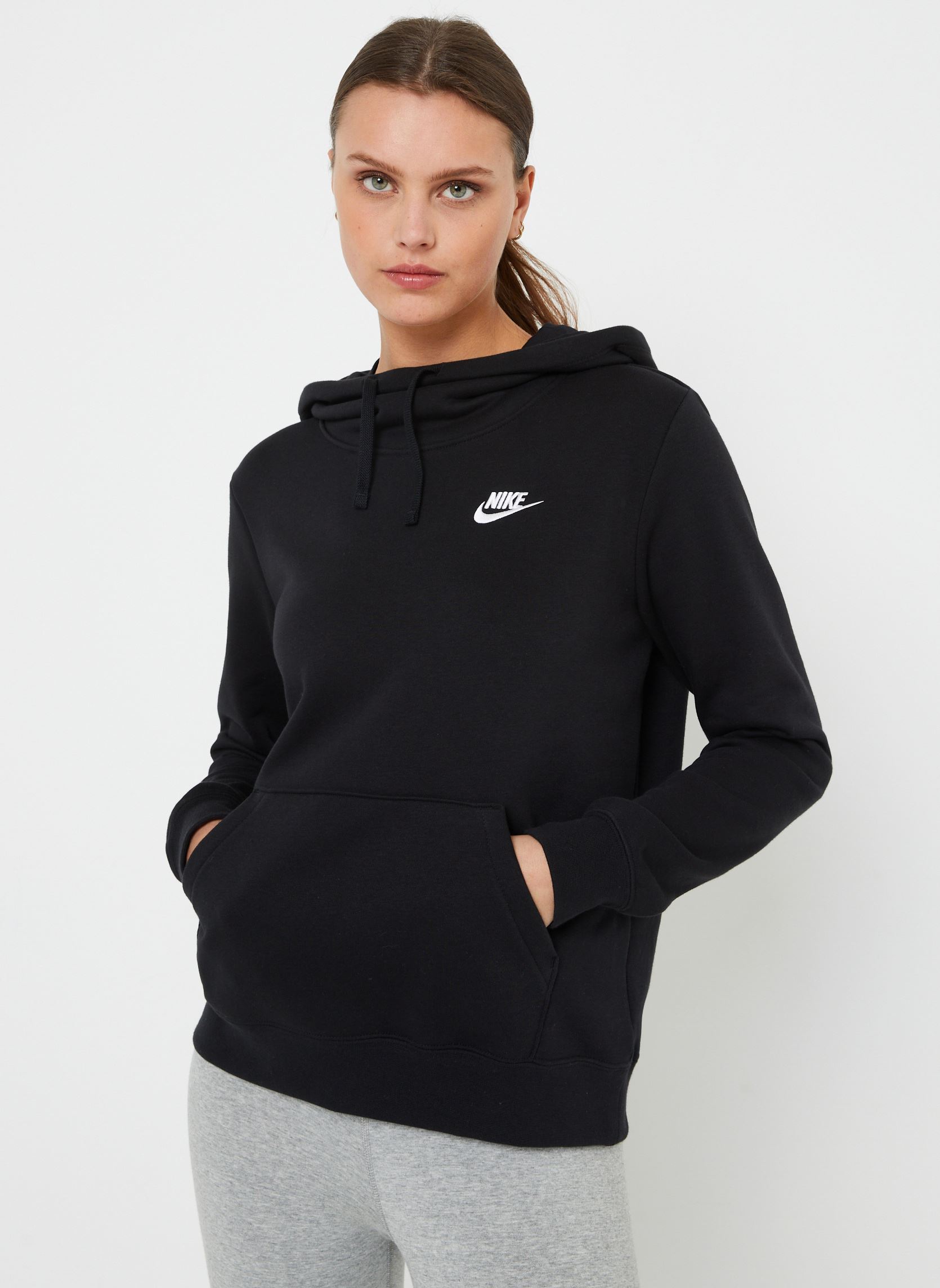 Nike Sweats à capuche Sweatshirt - W Nsw Club Flc Fnl Hoodie Std femme ...