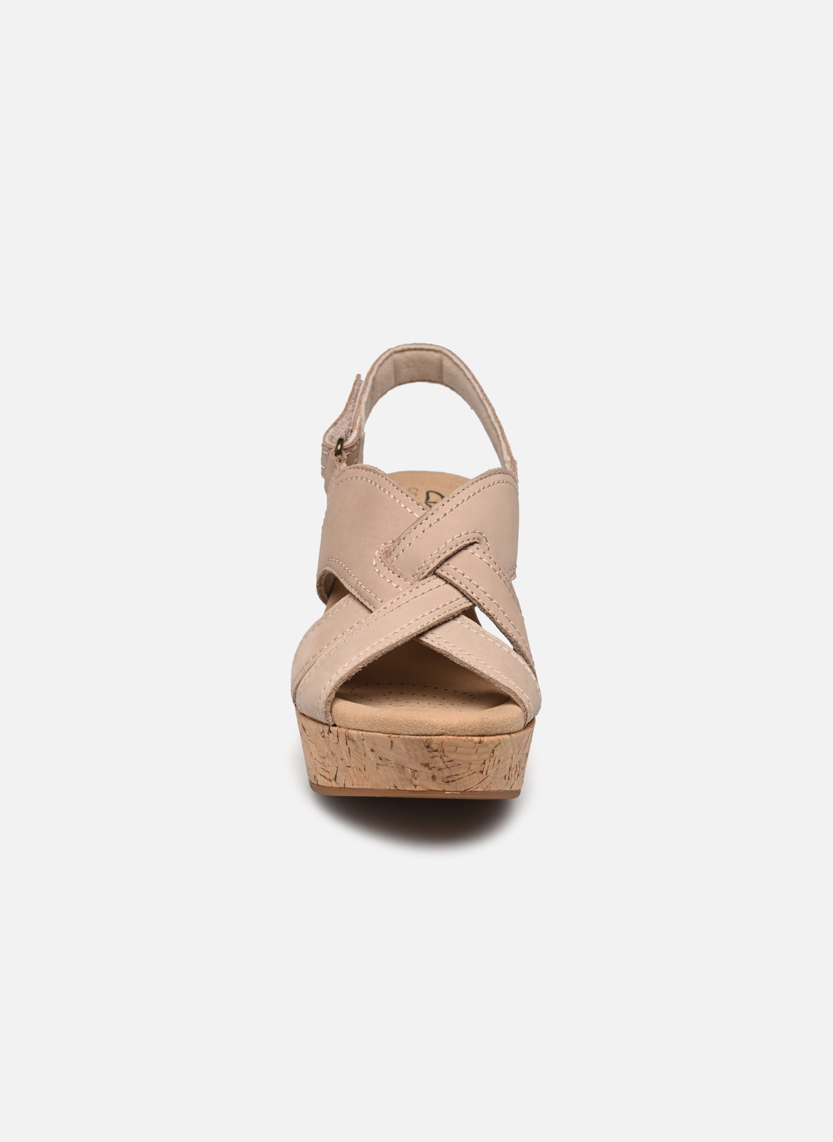 Clarks Sandales compensées et plateformes Sandales - Rose Erin femme beige | Sarenza France
