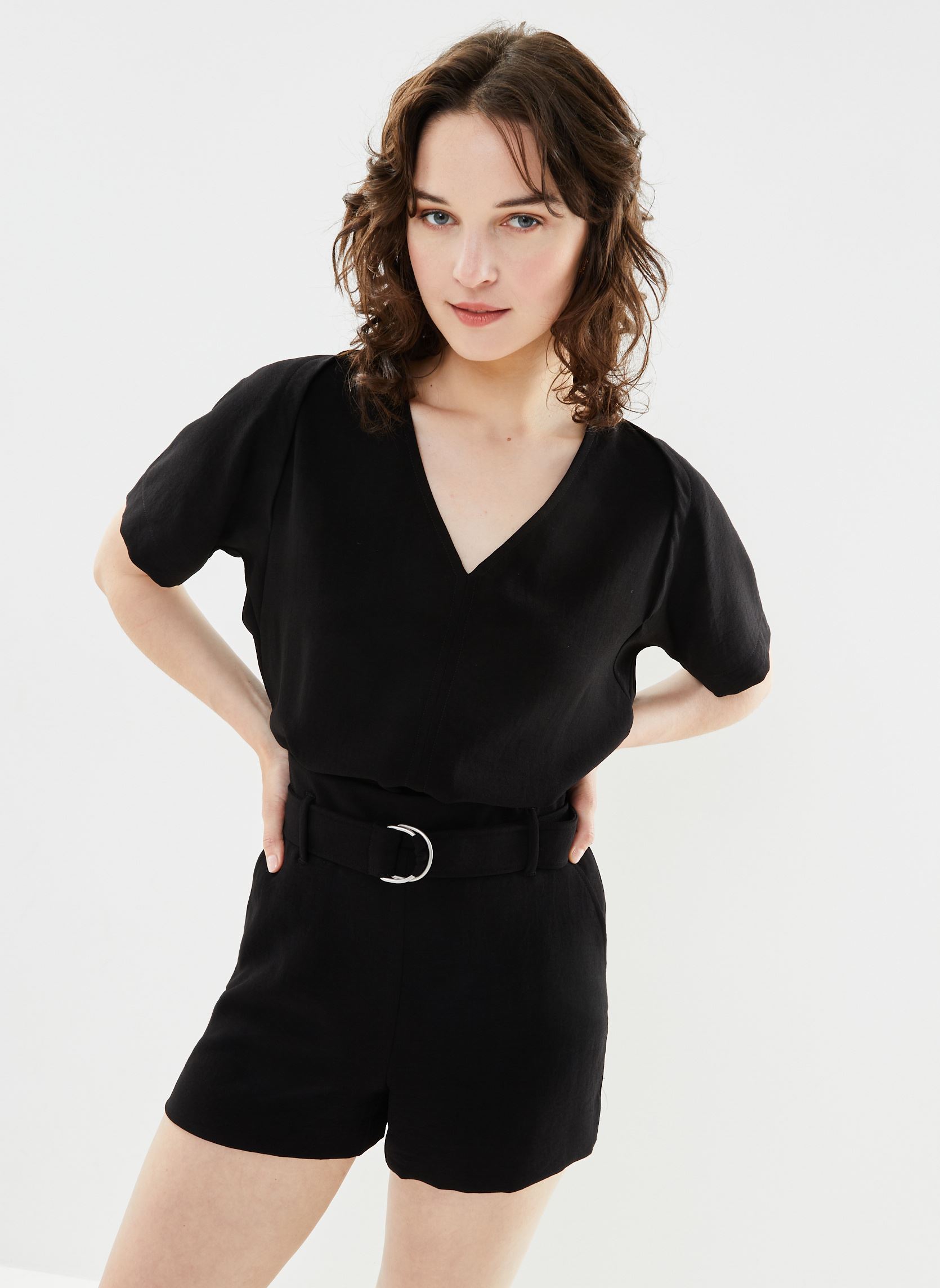 IKKS Women Combi-shorts Combinaison - Combicourte - BW32125 femme noir ...